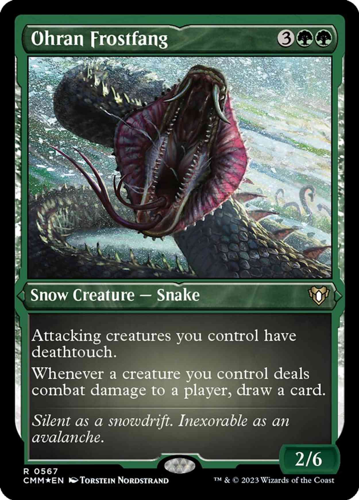 Ohran Frostfang (Foil Etched) Price from mtg Commander Masters