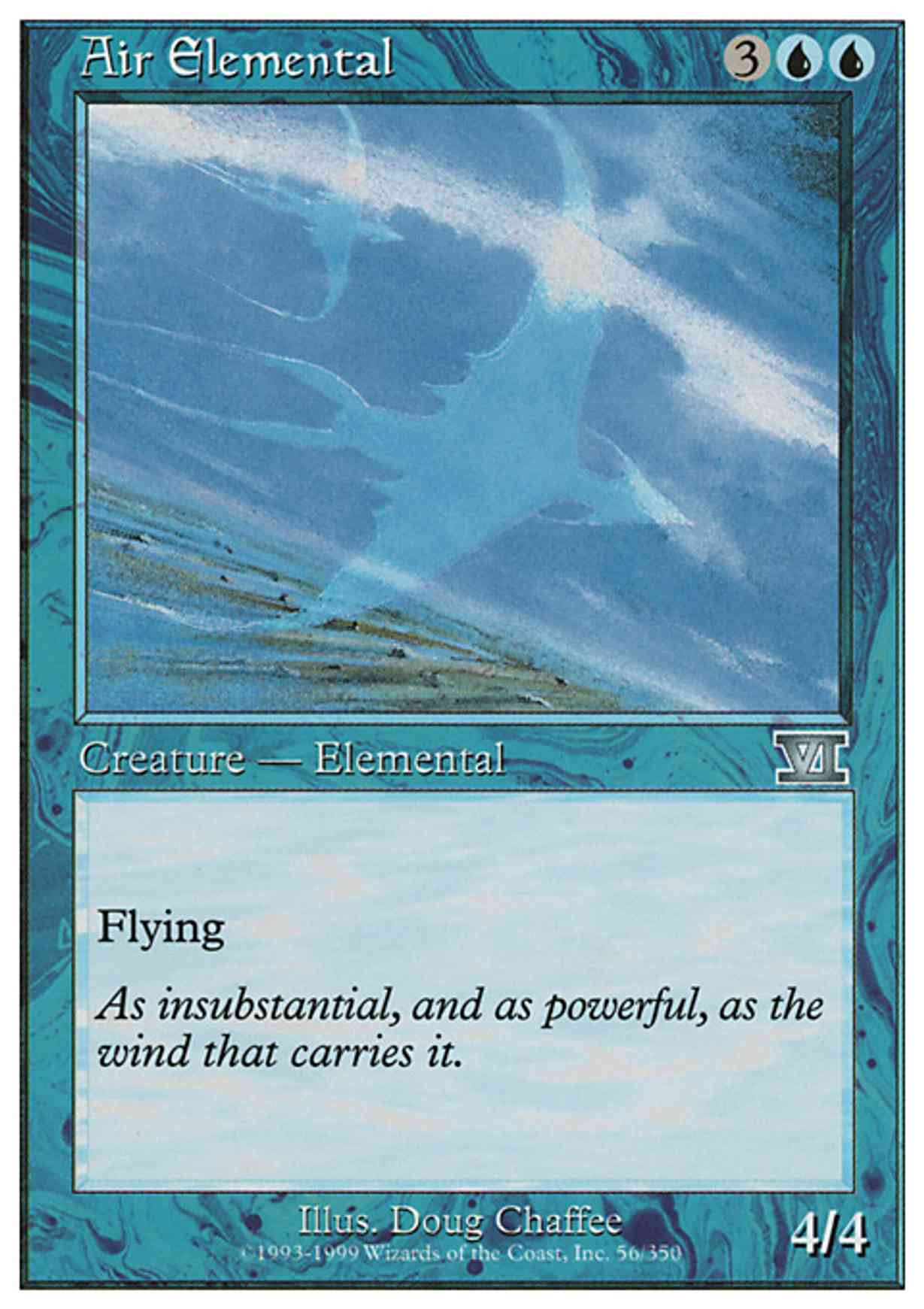 Air Elemental Price from mtg Classic Sixth Edition