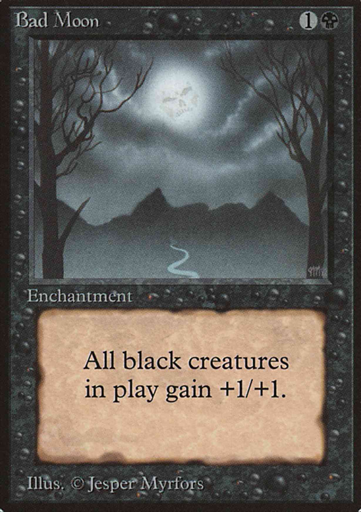 Bad Moon Price from mtg Limited Edition Beta