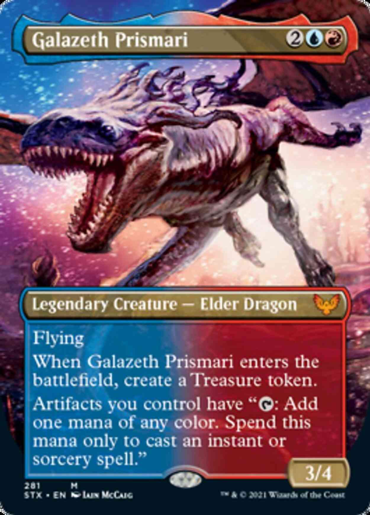 Galazeth Prismari (Borderless) Price from mtg Strixhaven: School of Mages