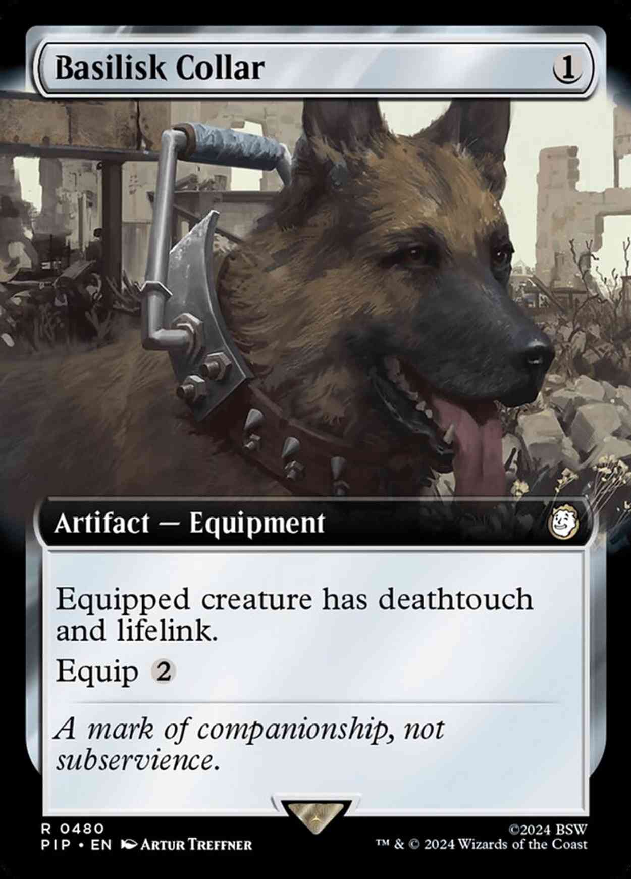 Basilisk Collar (Extended Art) Price from mtg Universes Beyond: Fallout