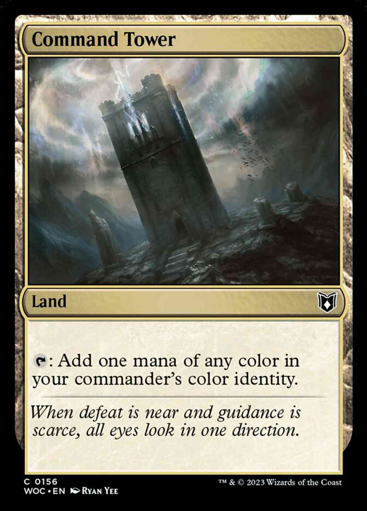 Command Tower Price from mtg Wilds of Eldraine Commander