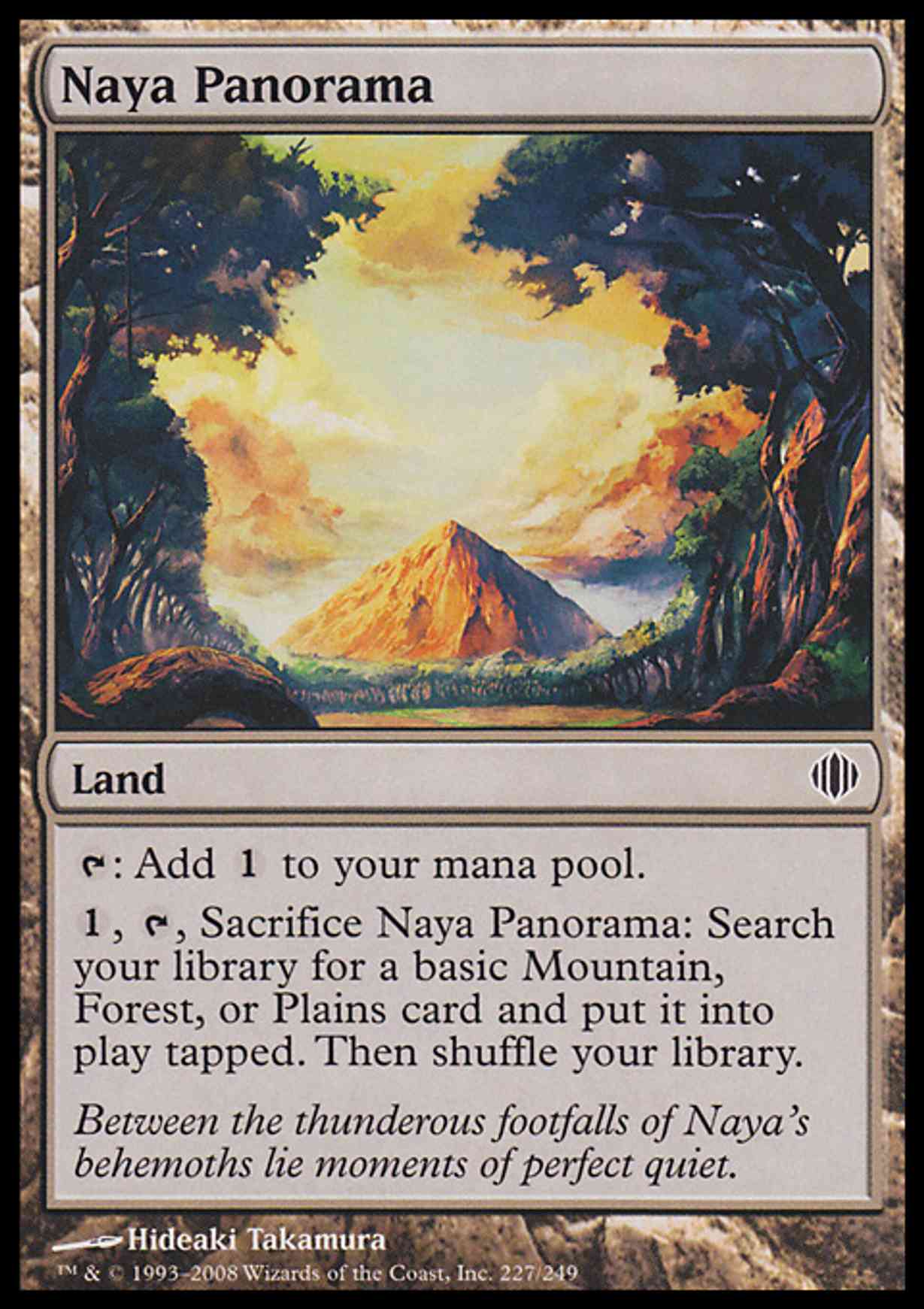 Naya Panorama Price from mtg Shards of Alara