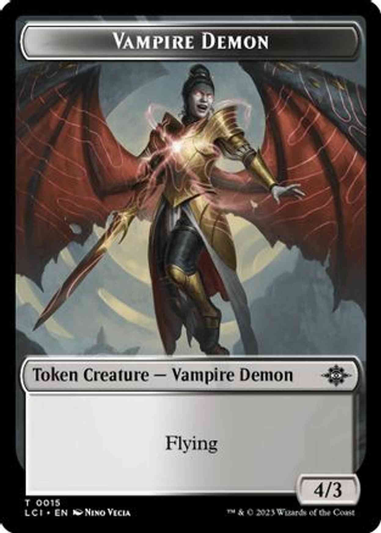 Vampire Demon Token Price from mtg The Lost Caverns of Ixalan