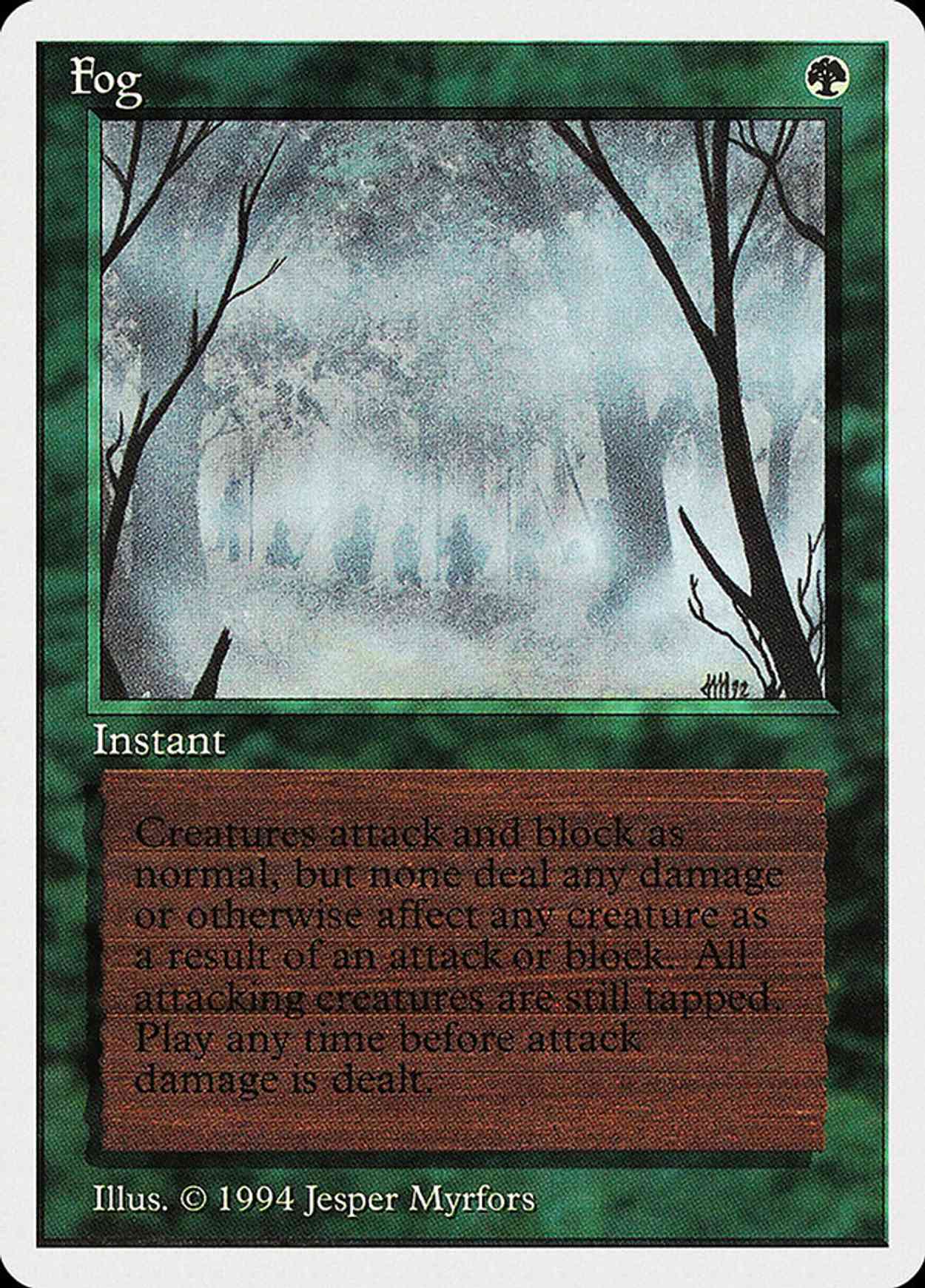 Fog Price from mtg Summer Magic