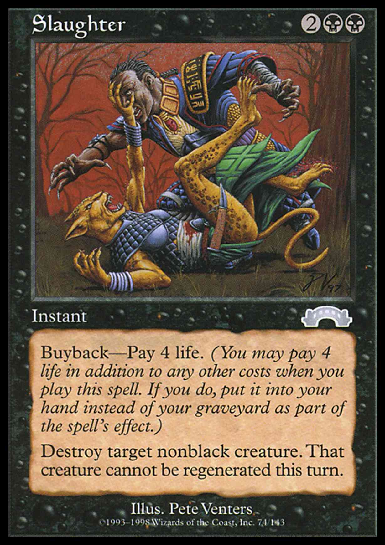 Slaughter Price from mtg Exodus