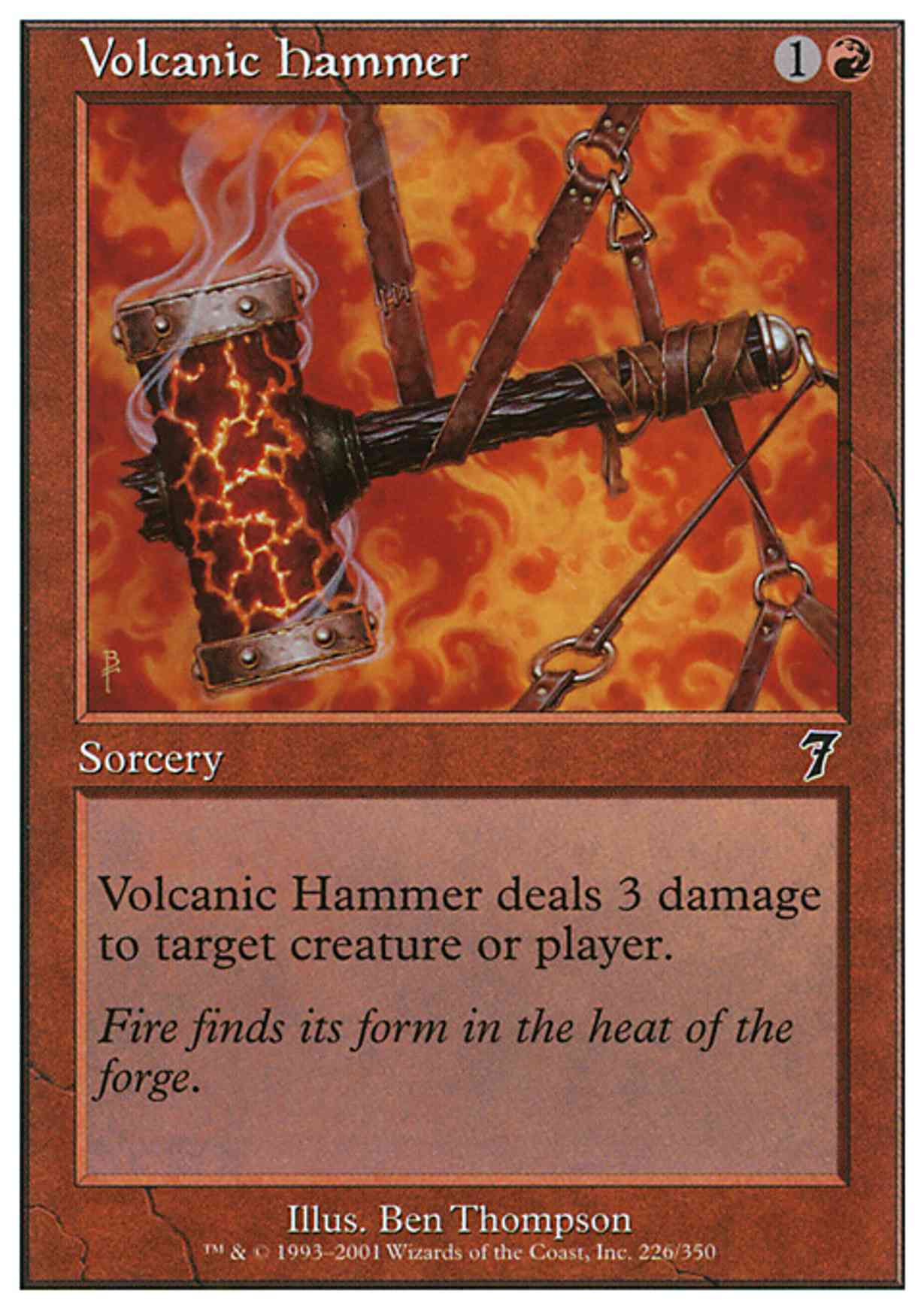 Volcanic Hammer Price from mtg Seventh Edition