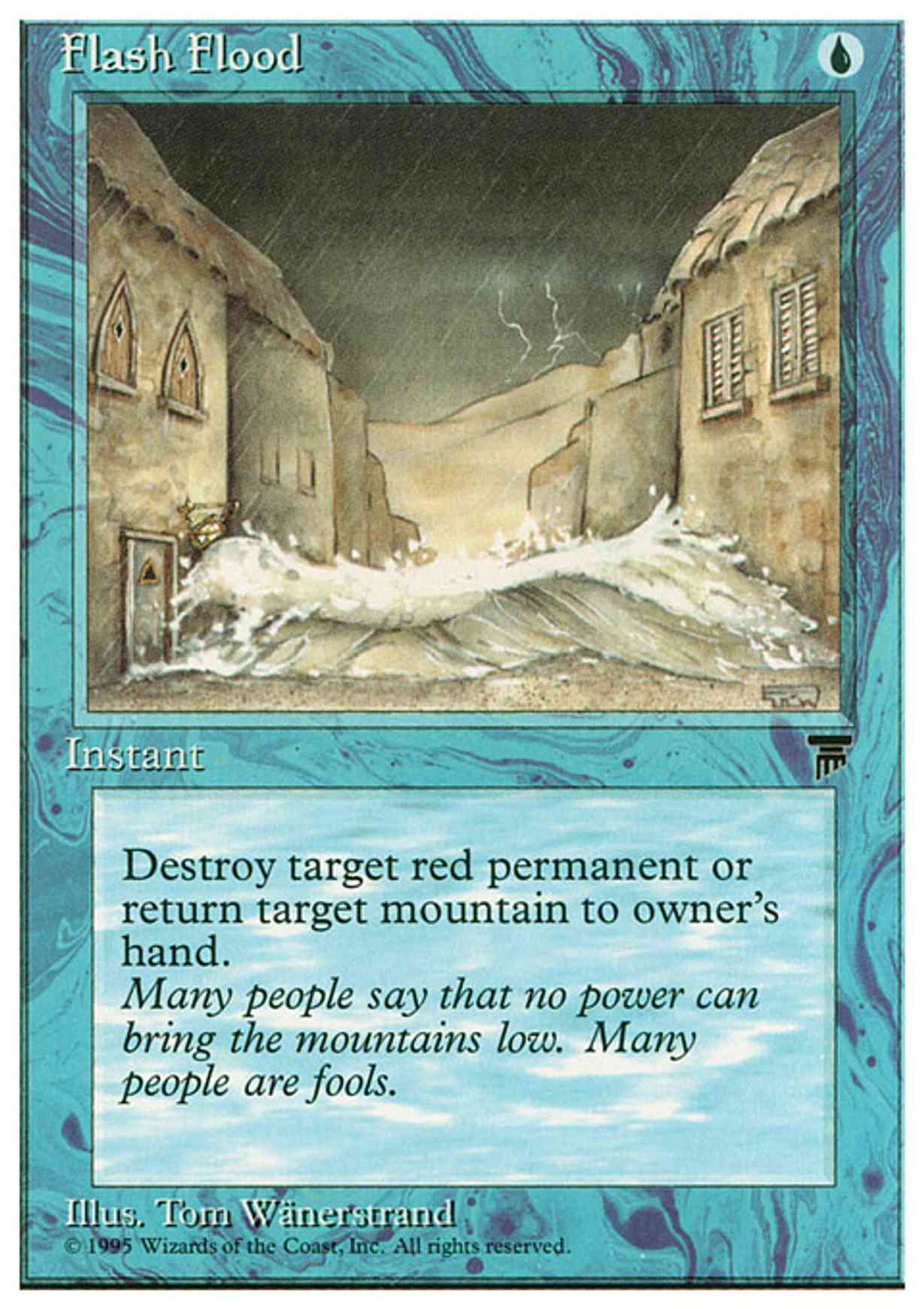 Flash Flood Price from mtg Chronicles