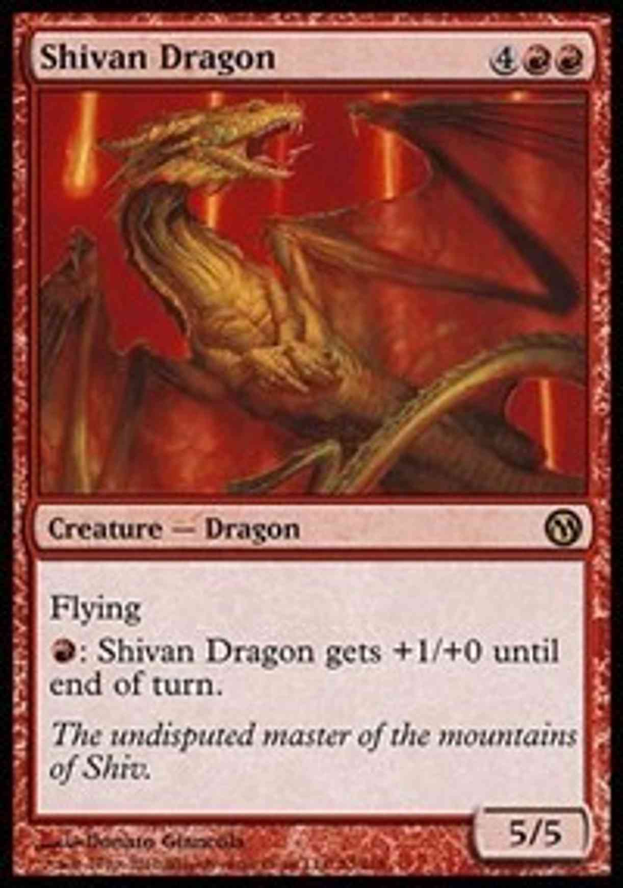 Shivan Dragon Price from mtg Duels of the Planeswalkers
