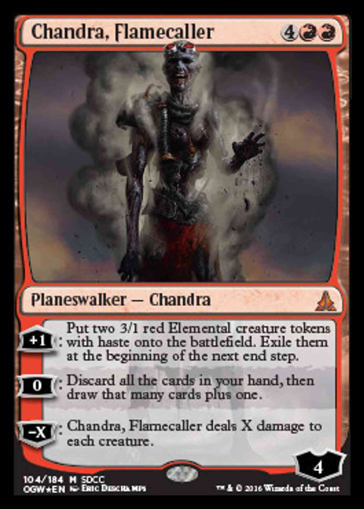 Chandra, Flamecaller (SDCC 2016 Exclusive) Price from mtg Media Promos
