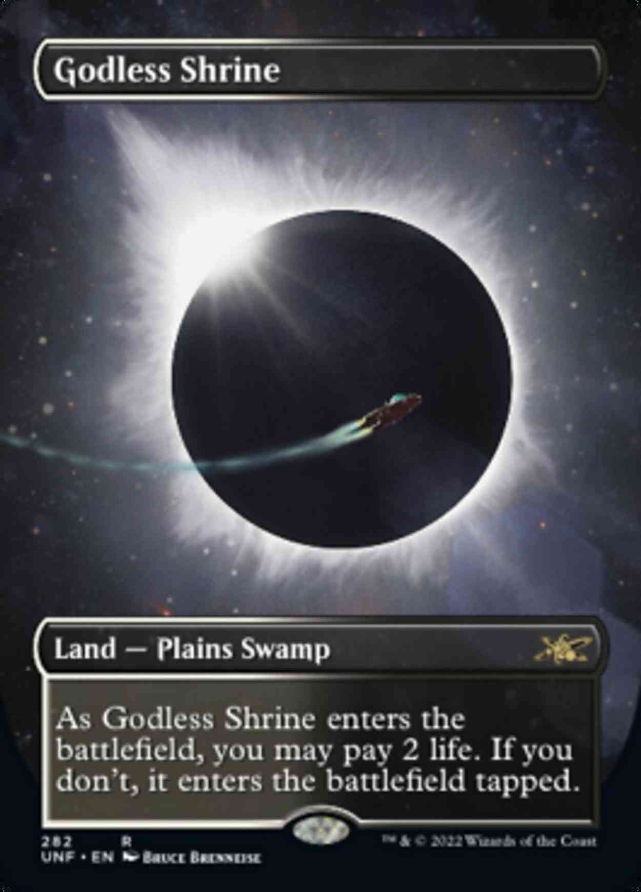 Godless Shrine (Borderless) Price from mtg Unfinity