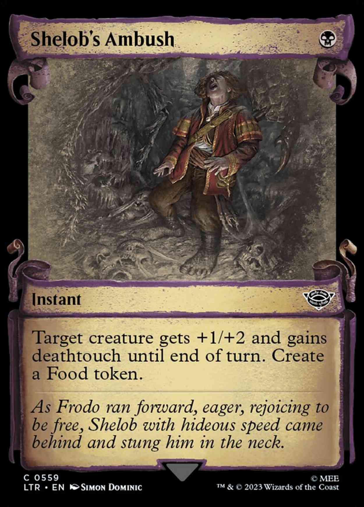 Shelob's Ambush (Showcase Scrolls) Price from mtg The Lord of the Rings ...