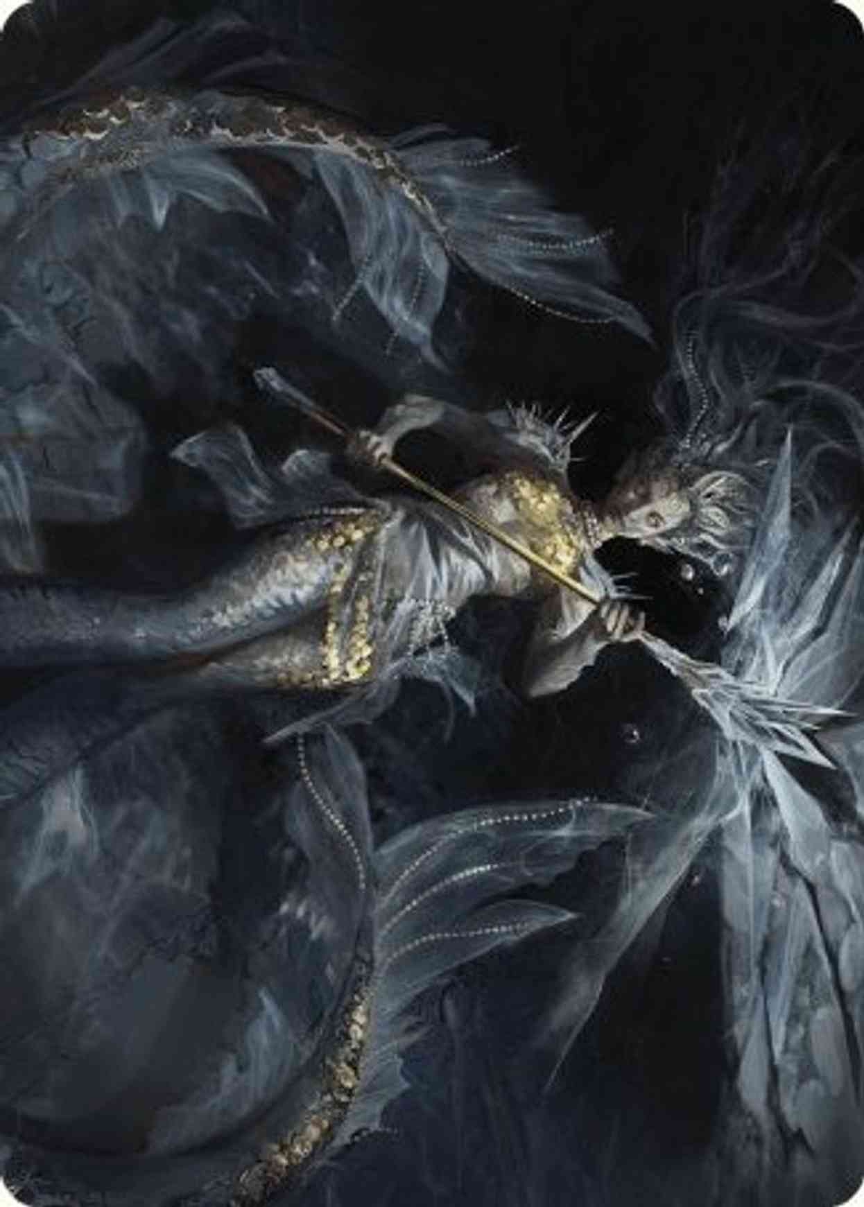 Sharae of Numbing Depths Art Card Price from mtg Wilds of Eldraine Art ...