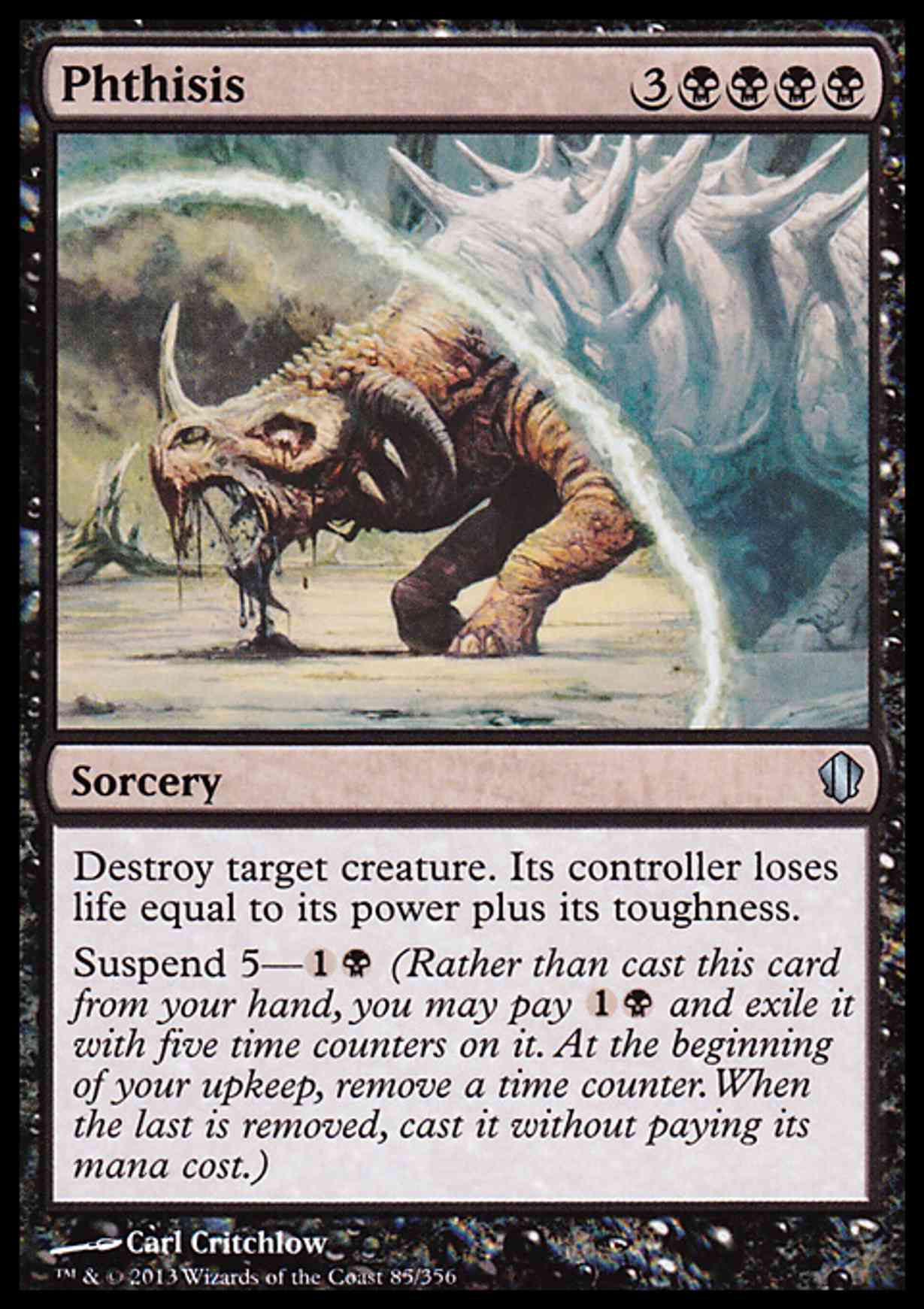 Phthisis Price from mtg Commander 2013 Edition