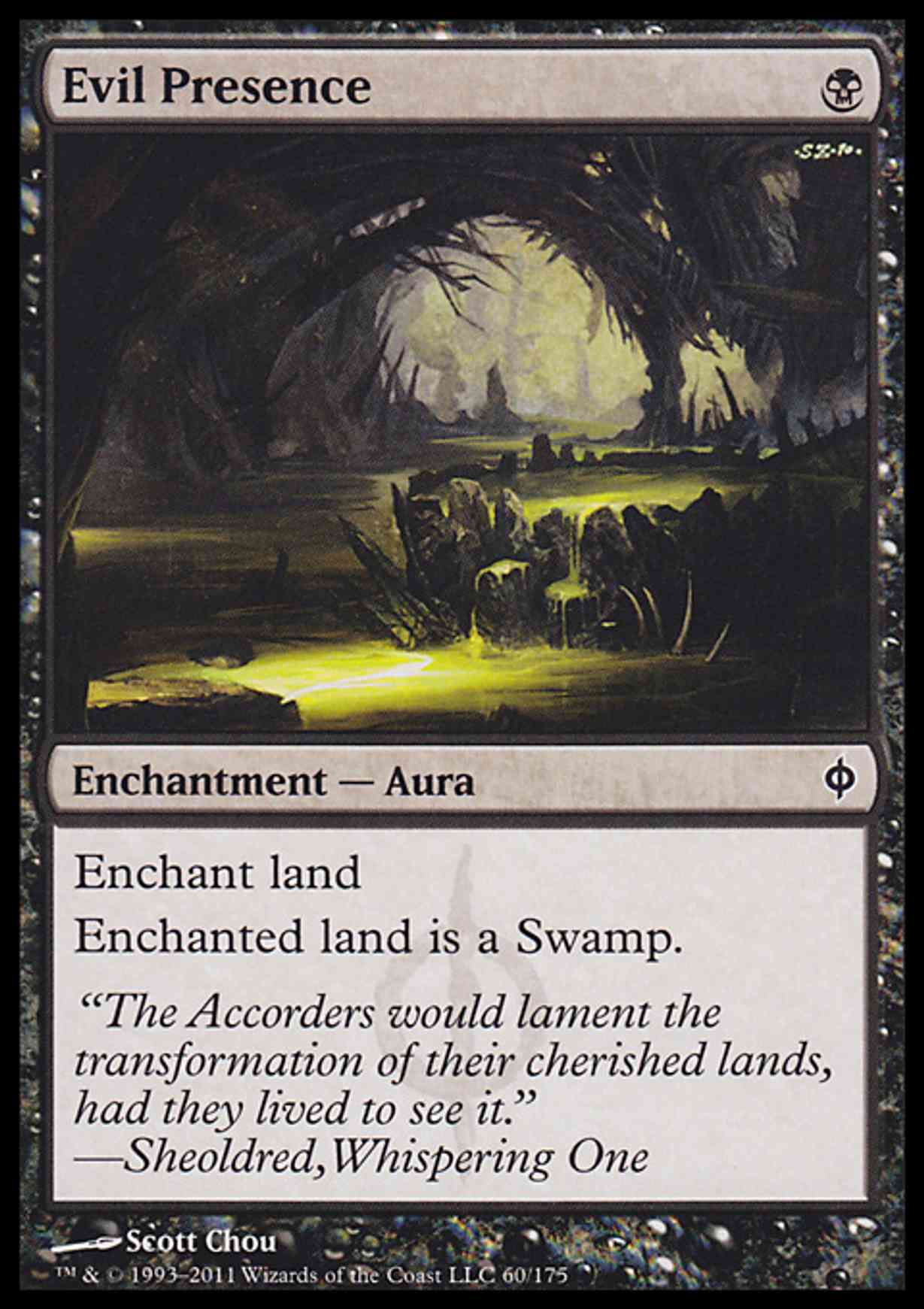 Evil Presence Price from mtg New Phyrexia