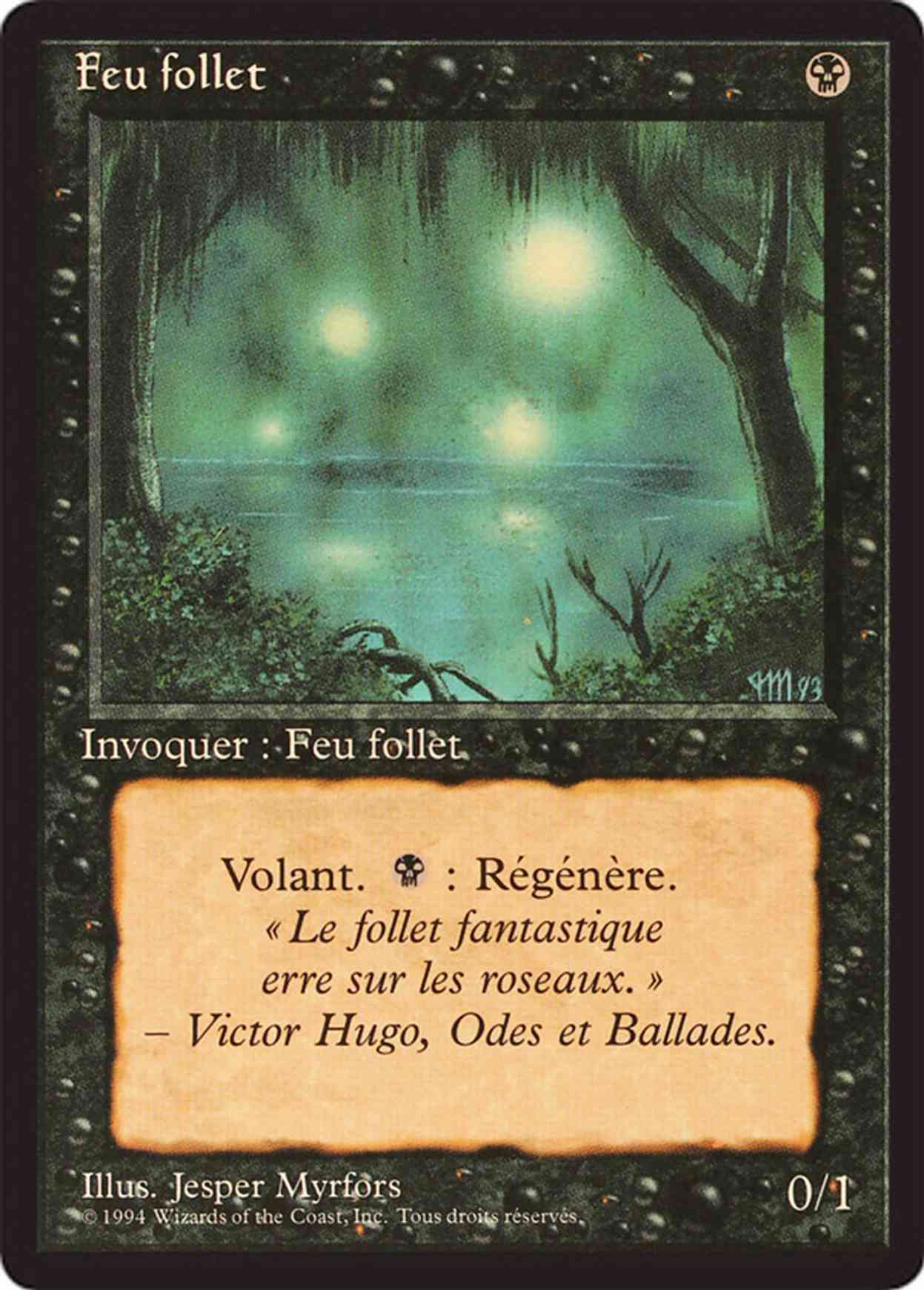 Will-o'-the-Wisp Price from mtg Revised Edition (Foreign Black Border)
