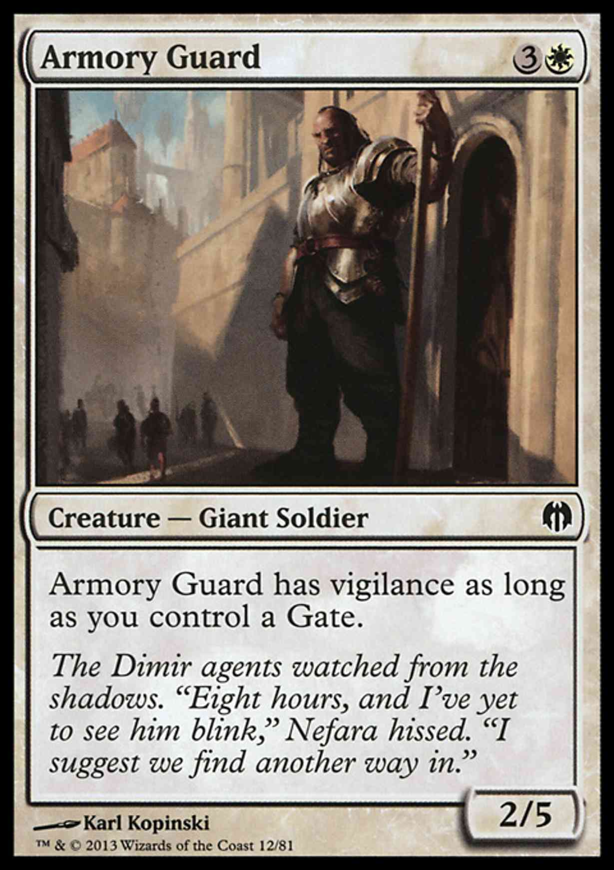 Armory Guard Price from mtg Duel Decks: Heroes vs. Monsters