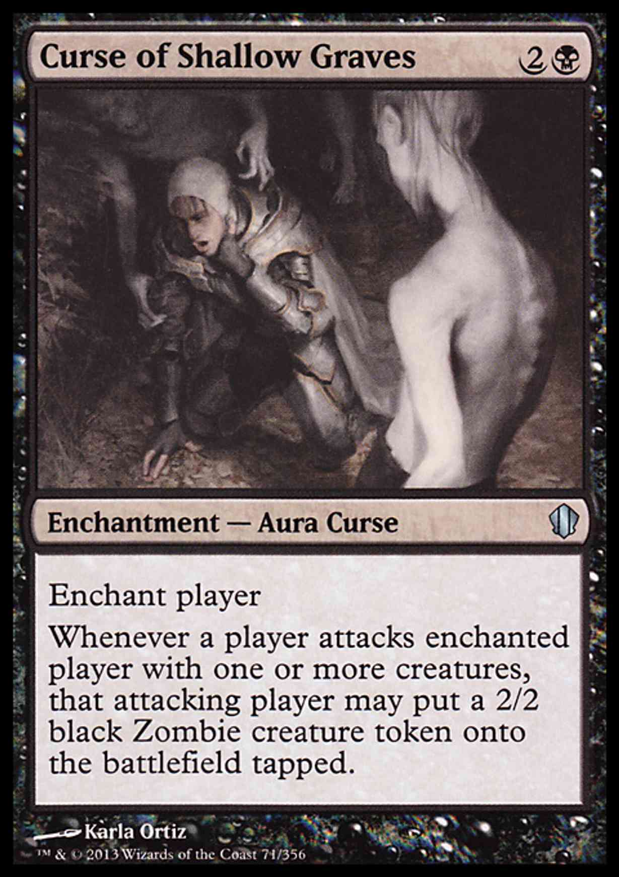 Curse of Shallow Graves Price from mtg Commander 2013 Edition