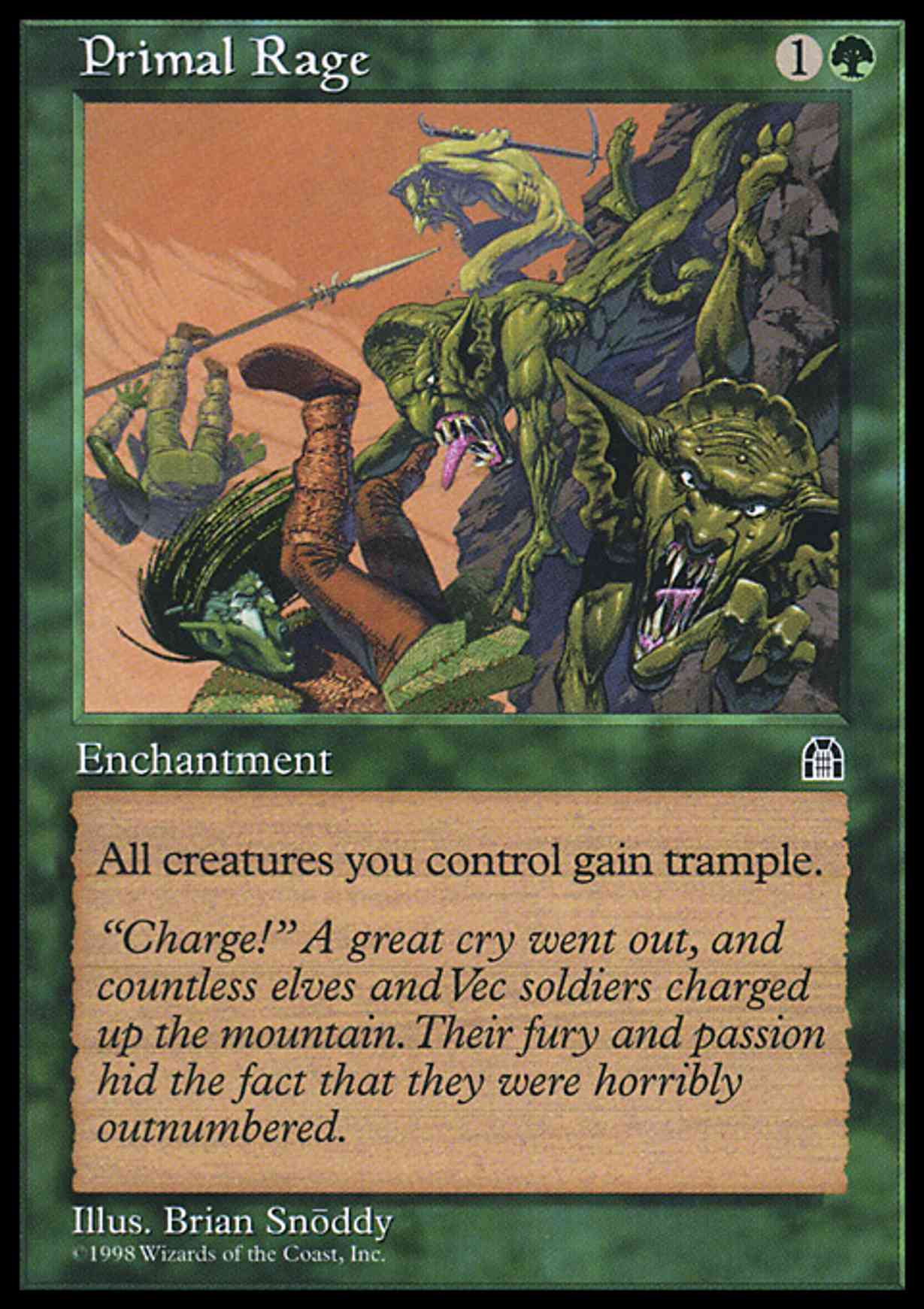 Primal Rage Price from mtg Stronghold