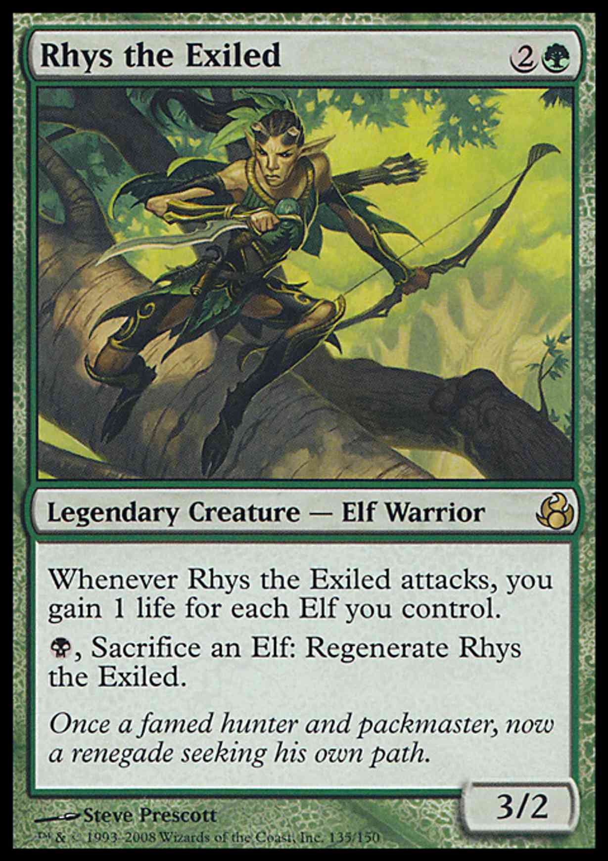 Rhys the Exiled Price from mtg Morningtide