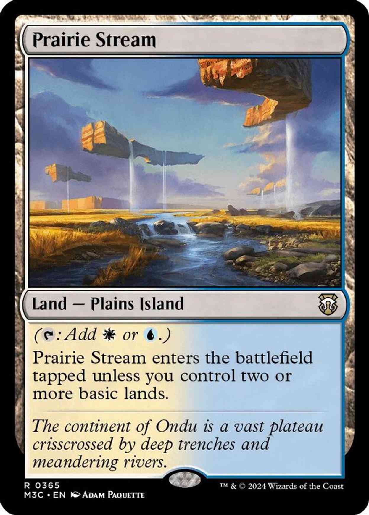 Prairie Stream (Ripple Foil) Price from mtg Modern Horizons 3 Commander