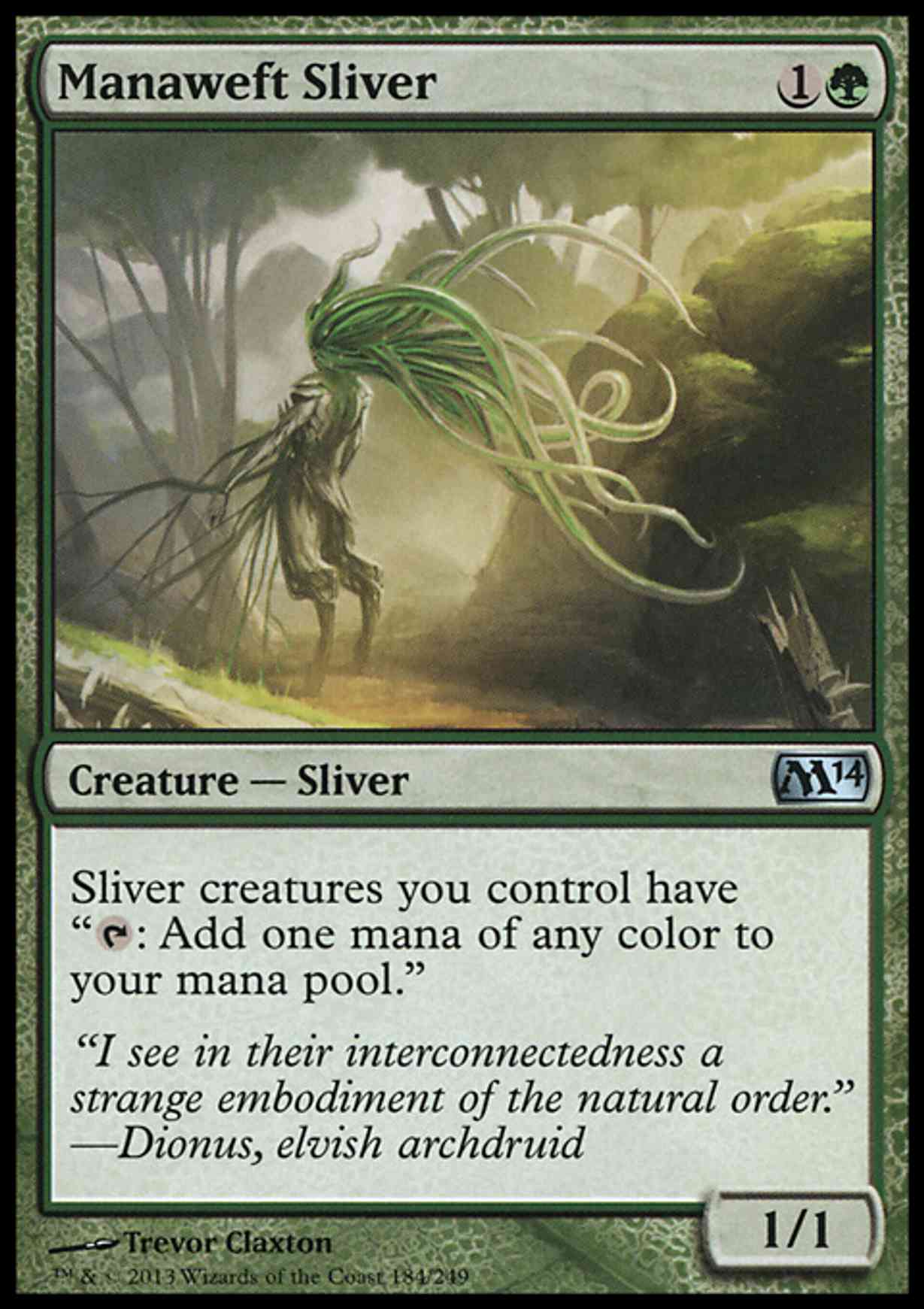 Manaweft Sliver Price from mtg Magic 2014 Core Set