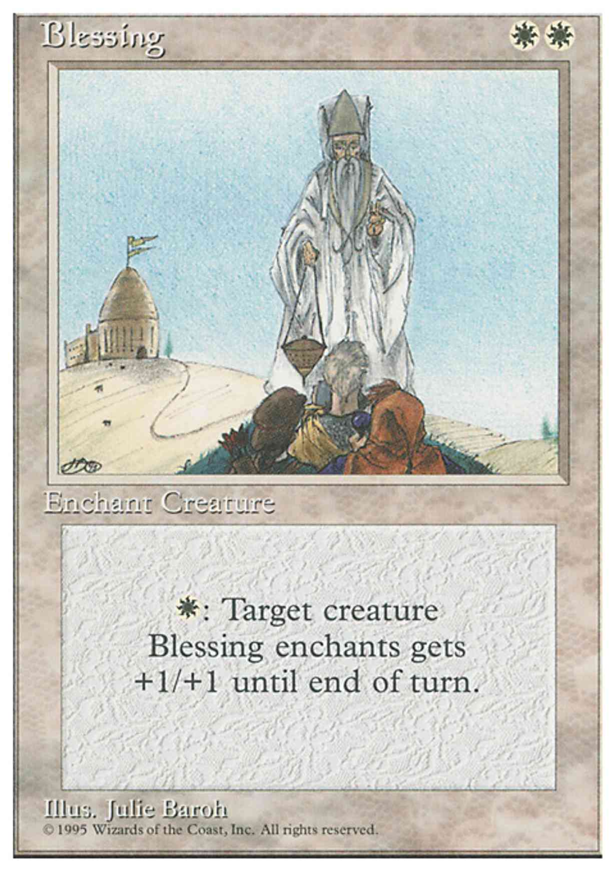 Blessing Price from mtg Fourth Edition