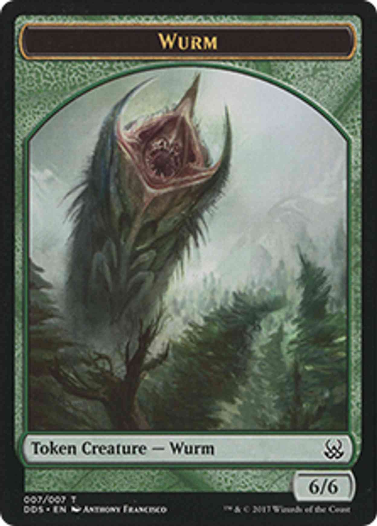 Wurm Token Price from mtg Duel Decks: Mind vs. Might