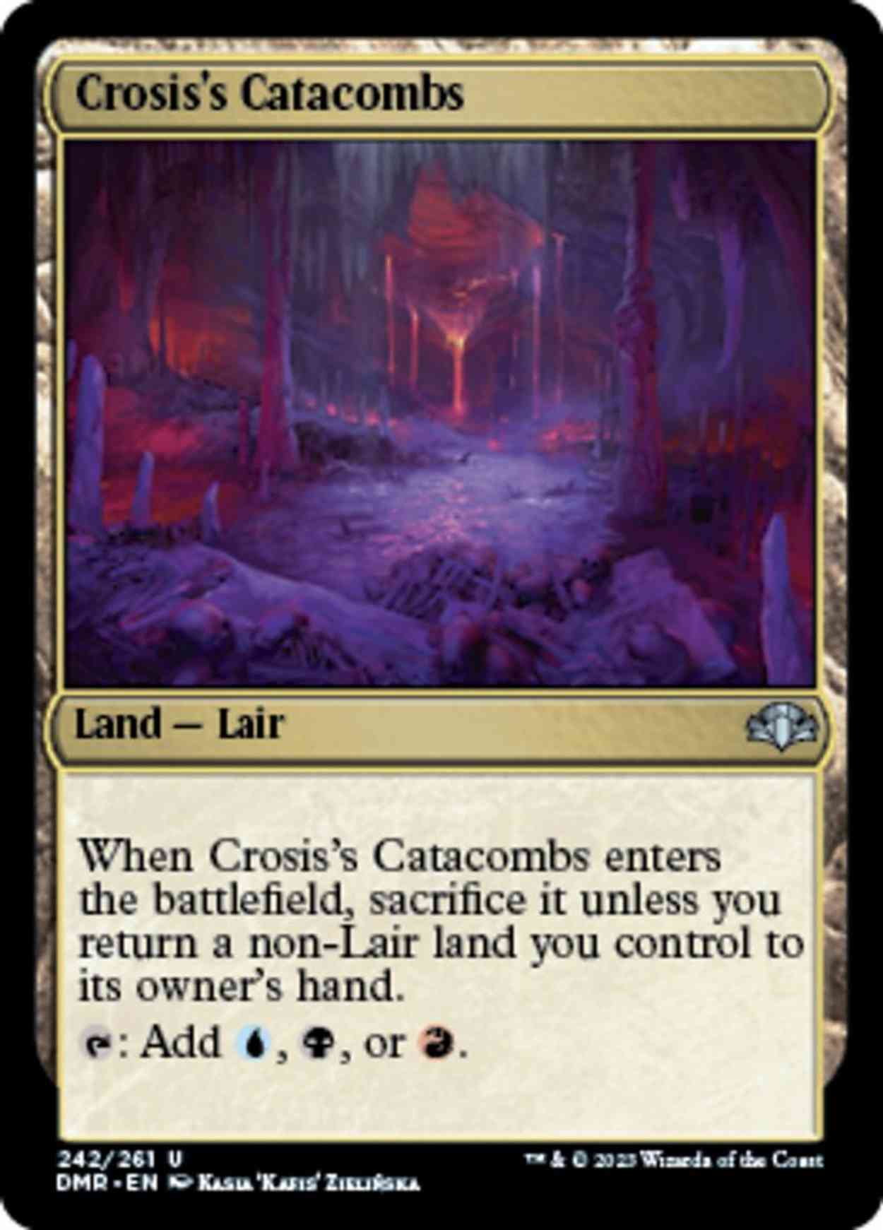 Crosis's Catacombs Price from mtg Dominaria Remastered