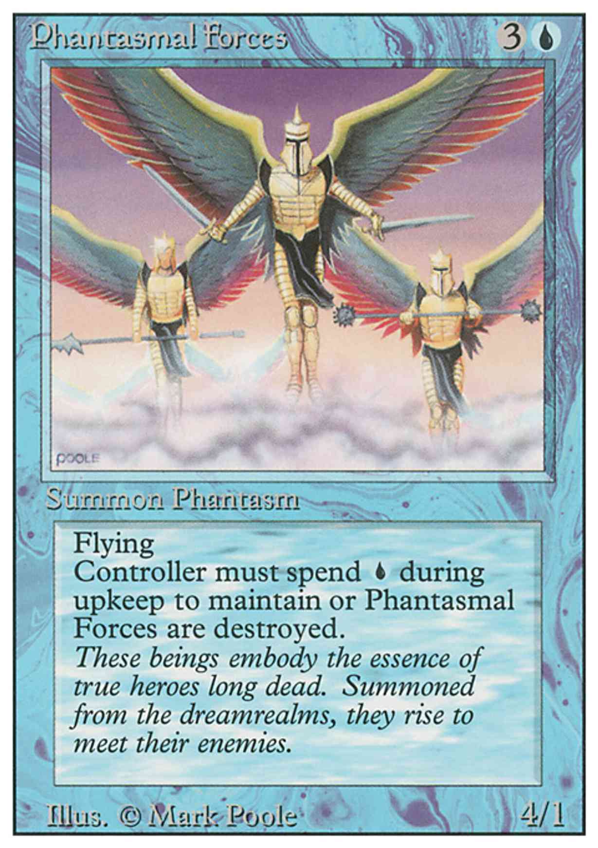 Phantasmal Forces Price from mtg Revised Edition