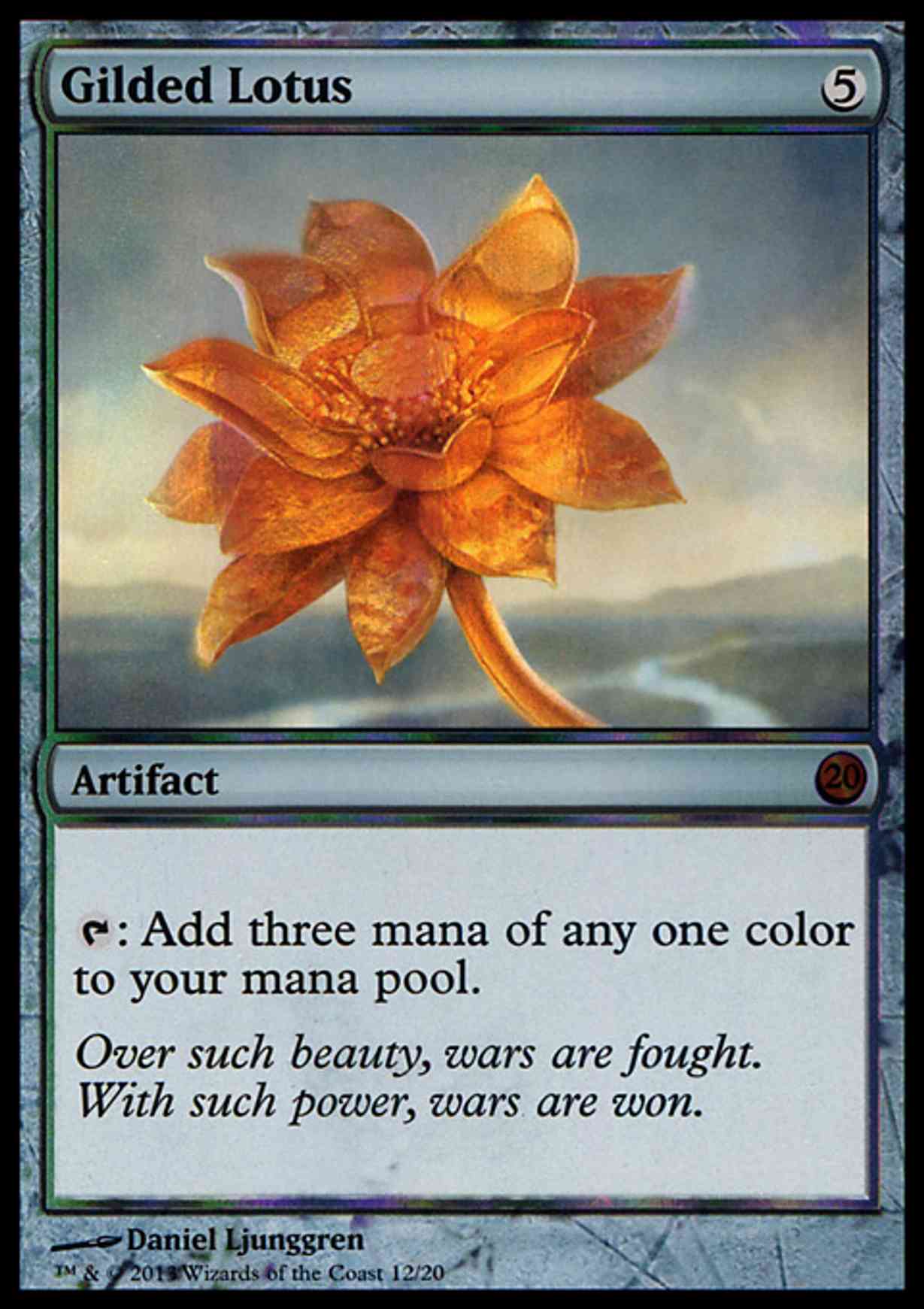 Gilded Lotus Price from mtg From the Vault: Twenty