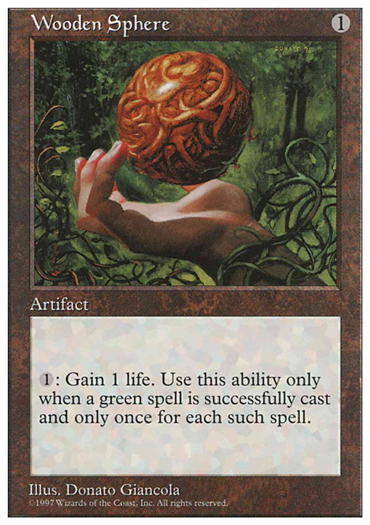 Wooden Sphere Price from mtg Fifth Edition