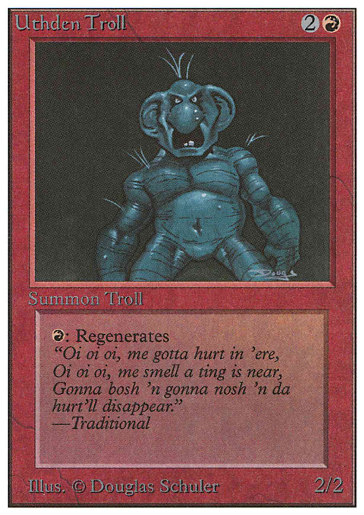 Uthden Troll Price from mtg Unlimited Edition