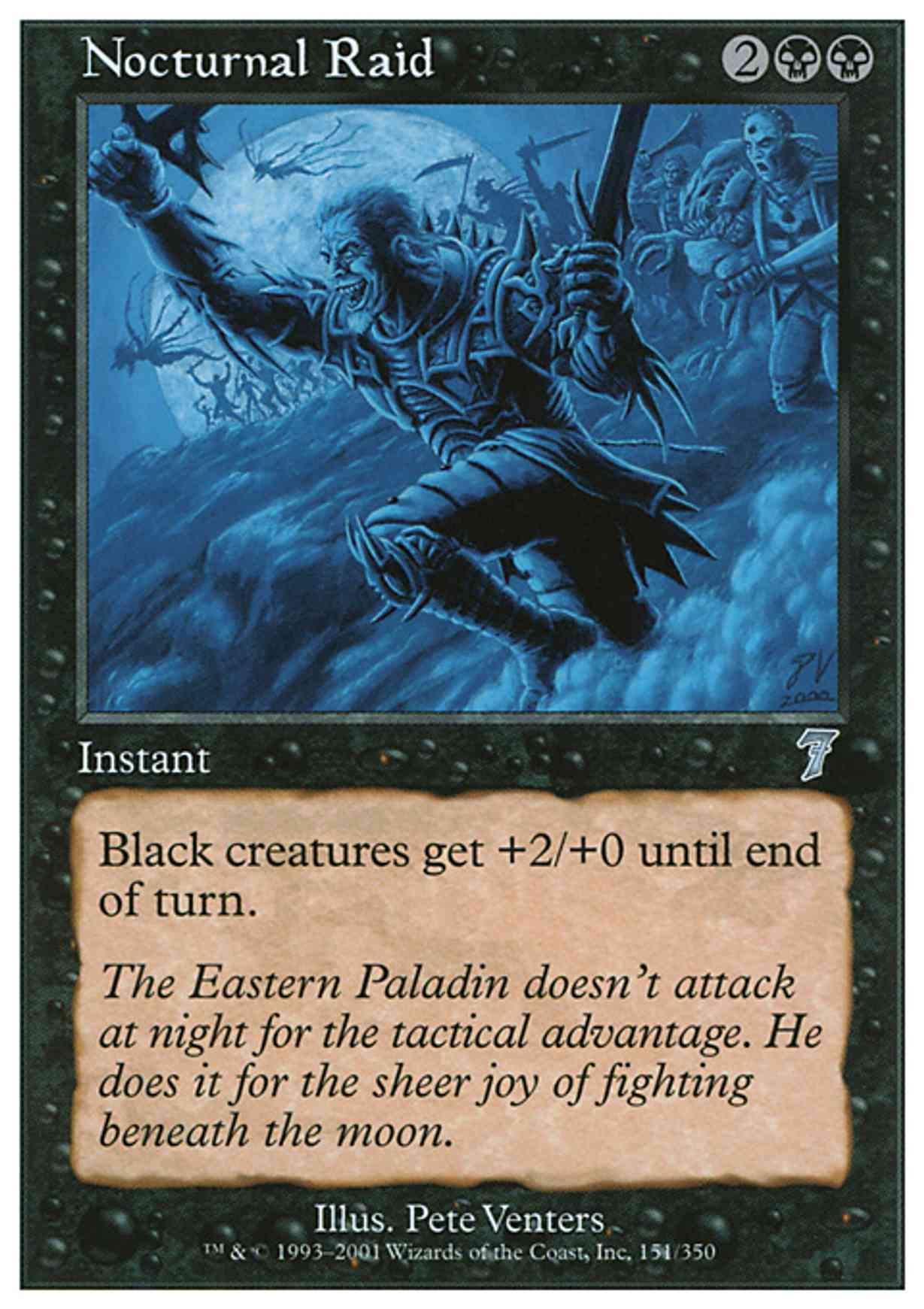 Nocturnal Raid Price from mtg Seventh Edition