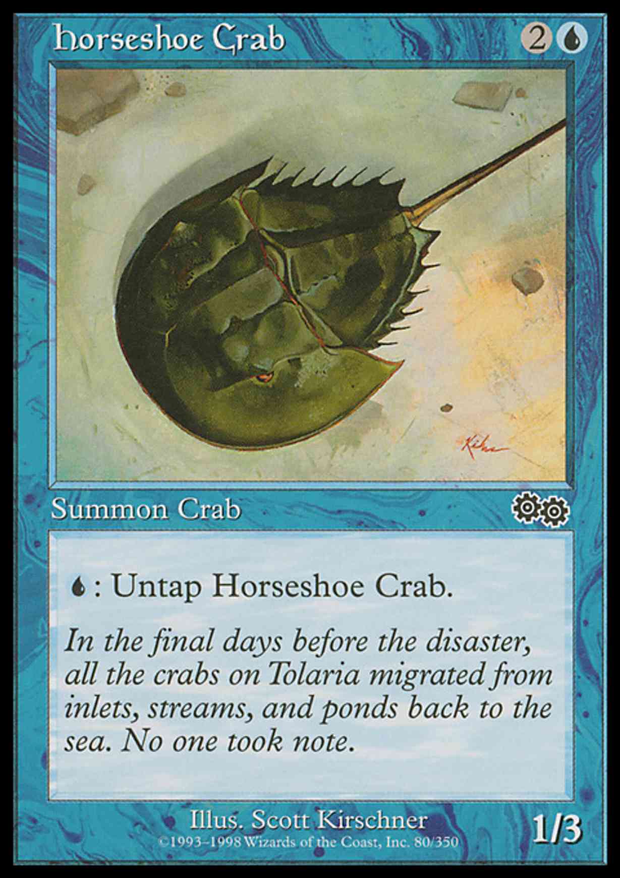 Horseshoe Crab Price from mtg Urza's Saga