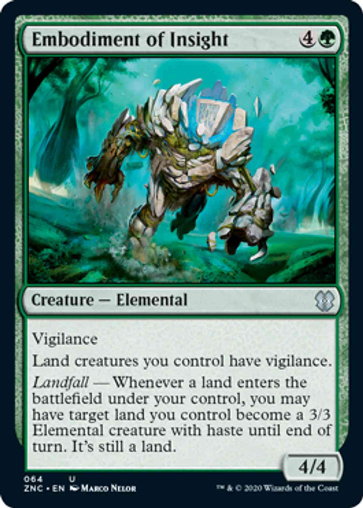Embodiment of Insight Price from mtg Commander: Zendikar Rising