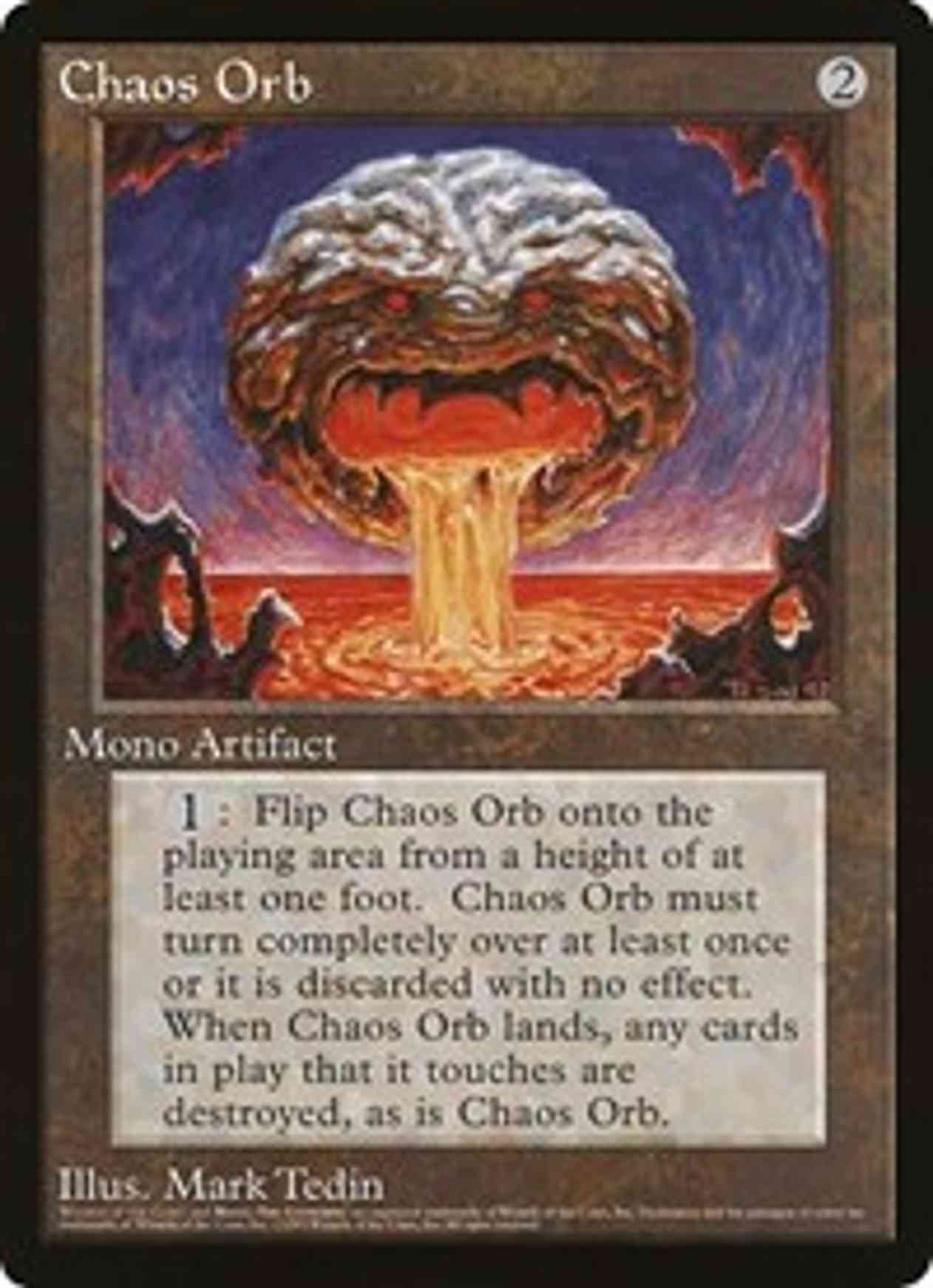 Chaos Orb (Oversized) Price from mtg Oversize Cards