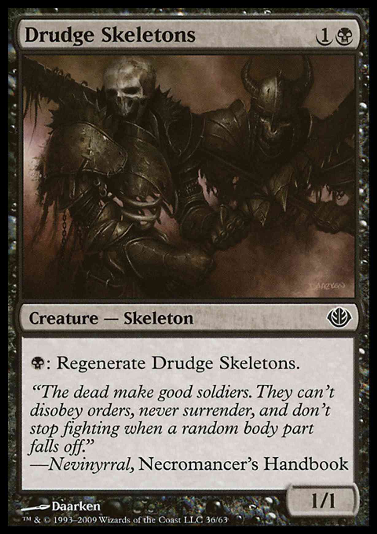 Drudge Skeletons Price from mtg Duel Decks: Garruk vs. Liliana