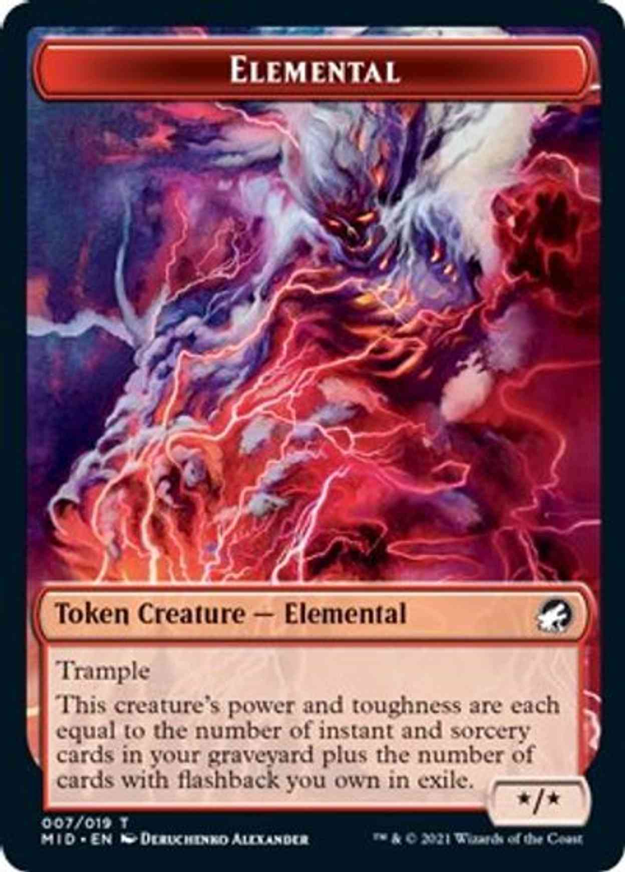 Elemental Token Price from mtg Innistrad: Midnight Hunt