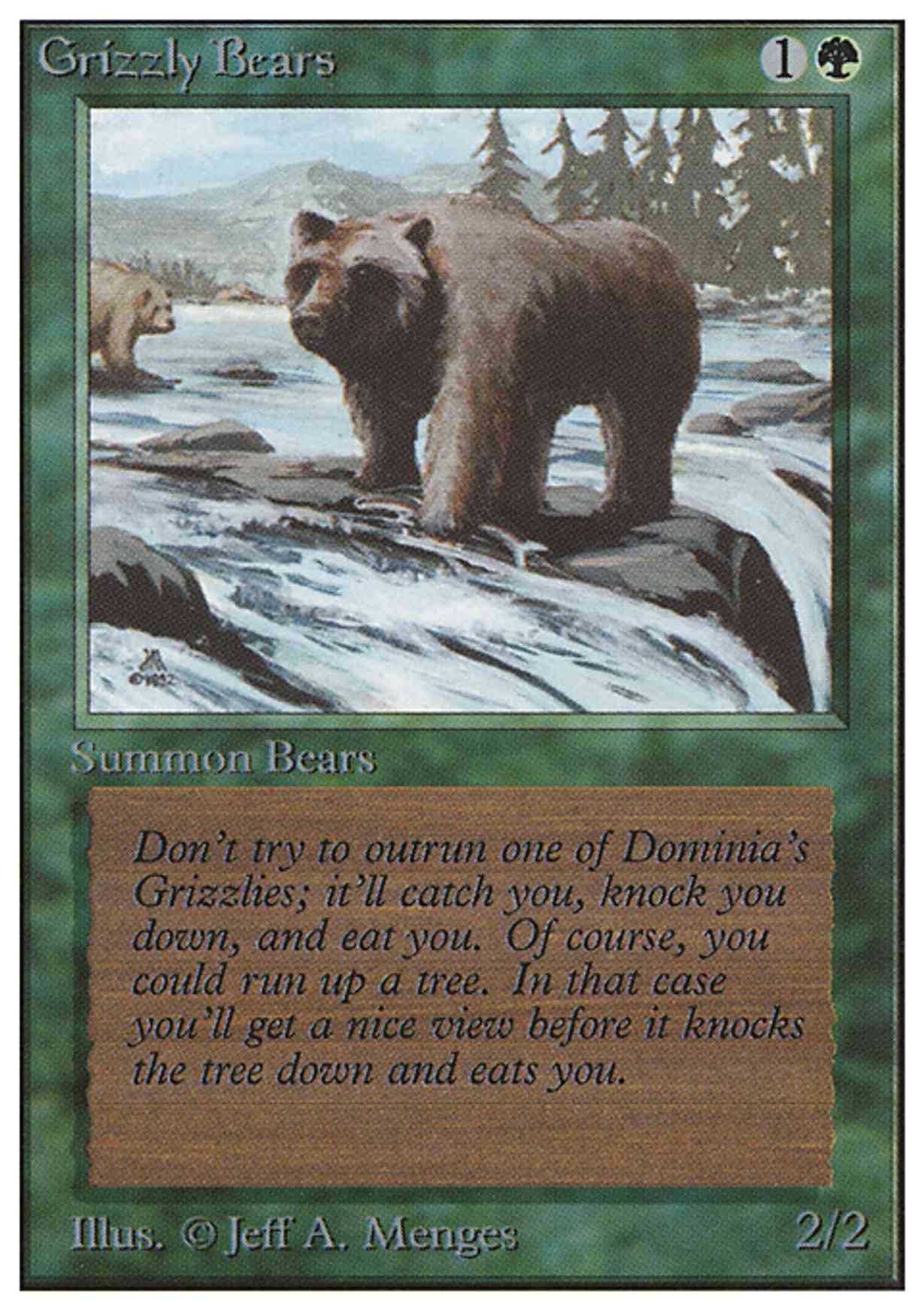 Grizzly Bears Price from mtg Unlimited Edition