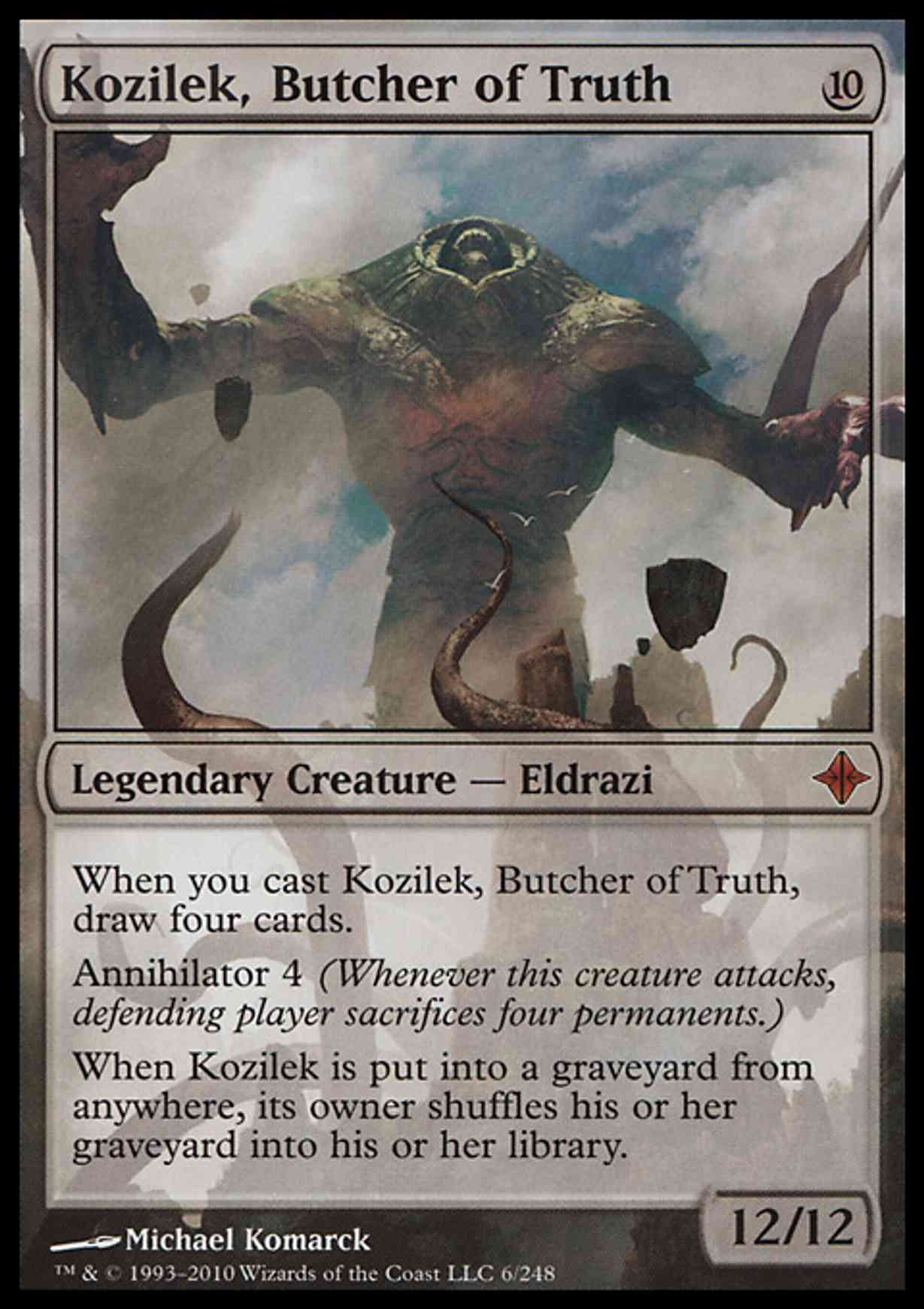 Kozilek, Butcher of Truth Price from mtg Rise of the Eldrazi