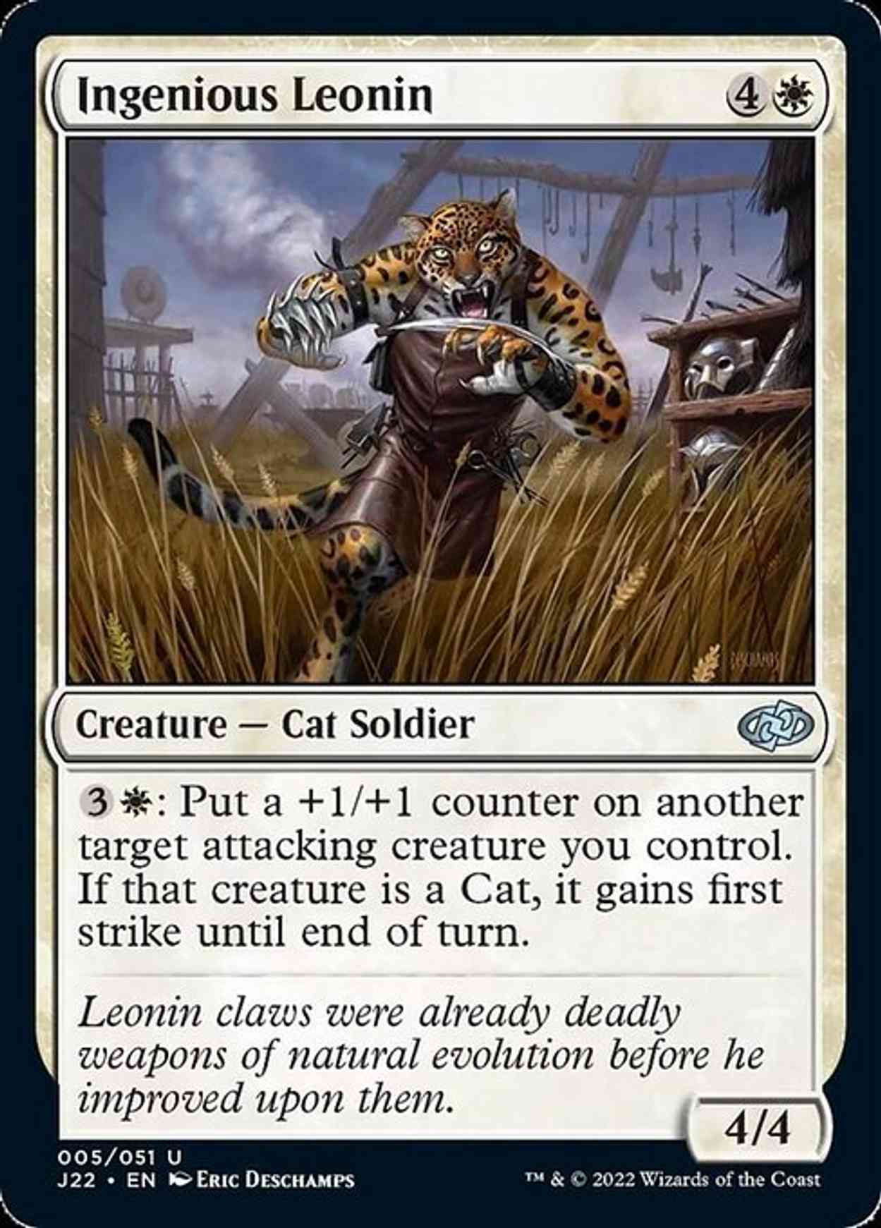 Ingenious Leonin Price from mtg Jumpstart 2022