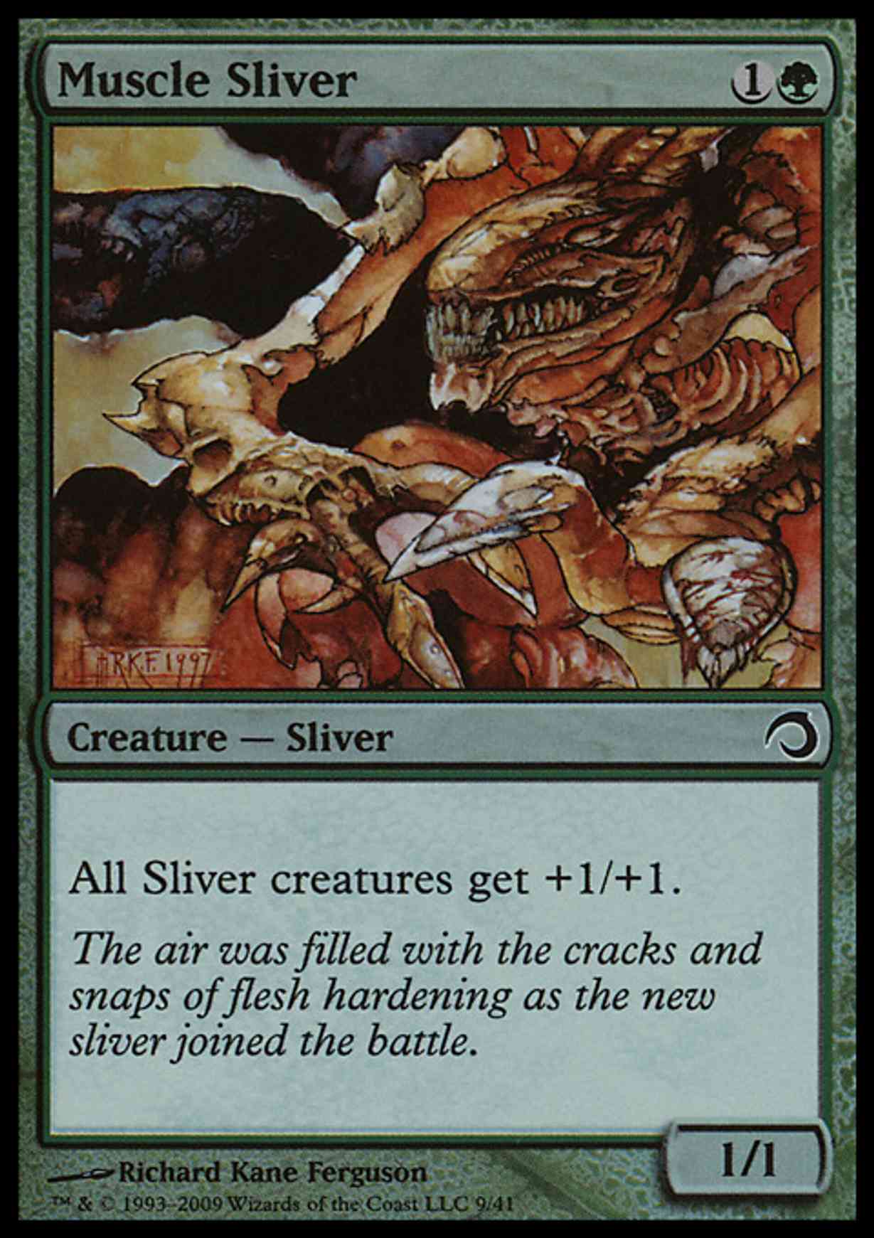 Muscle Sliver Price from mtg Premium Deck Series: Slivers
