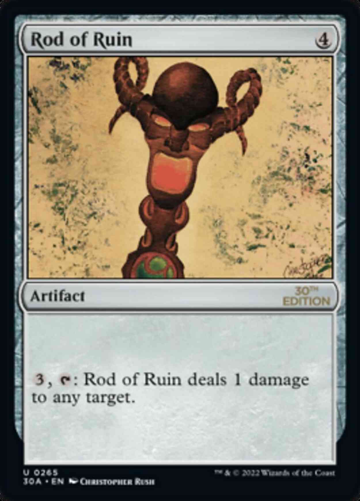 Rod of Ruin Price from mtg 30th Anniversary Edition