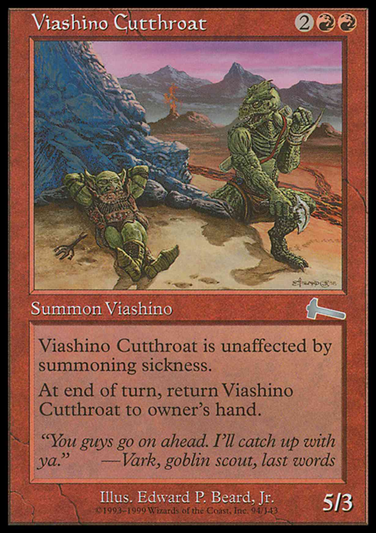 Viashino Cutthroat Price from mtg Urza's Legacy