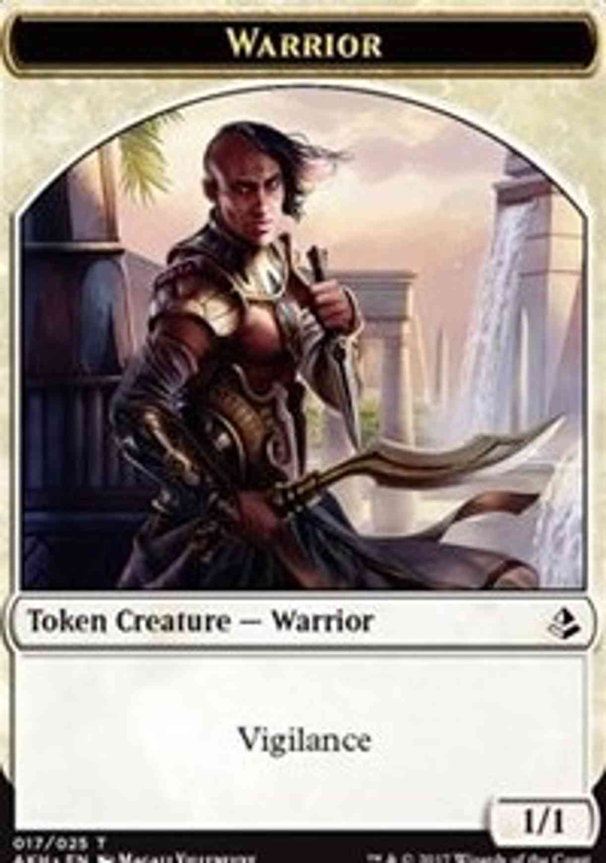 Warrior Token Price from mtg Amonkhet Tokens
