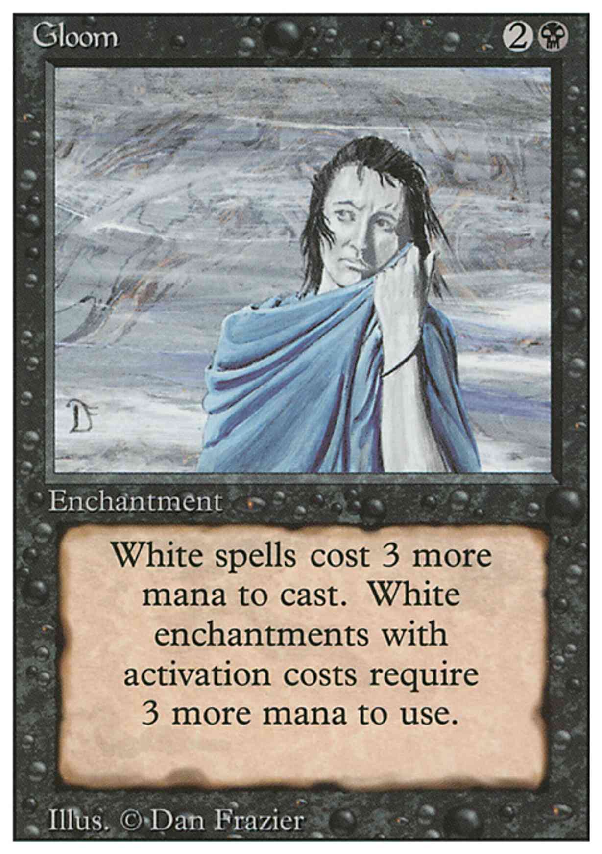 Gloom Price from mtg Revised Edition