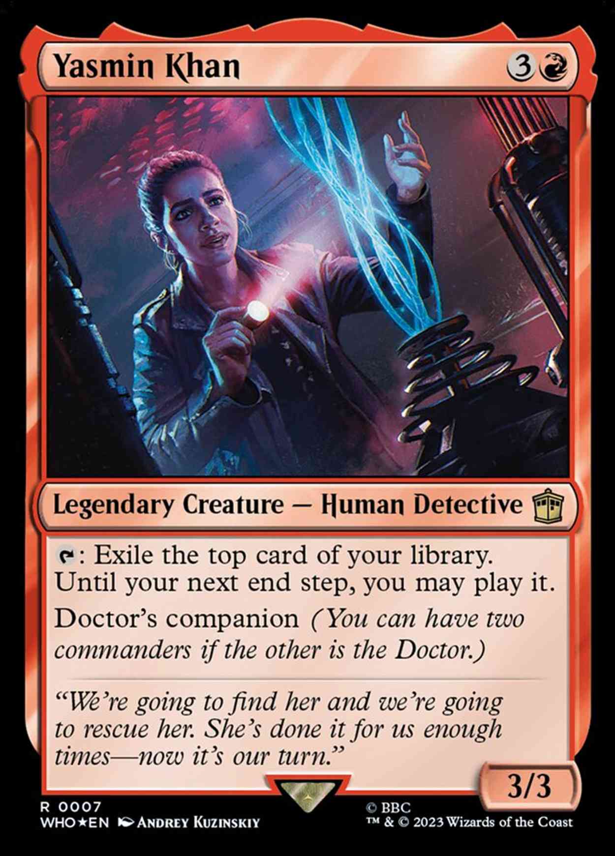 Yasmin Khan Price from mtg Doctor Who