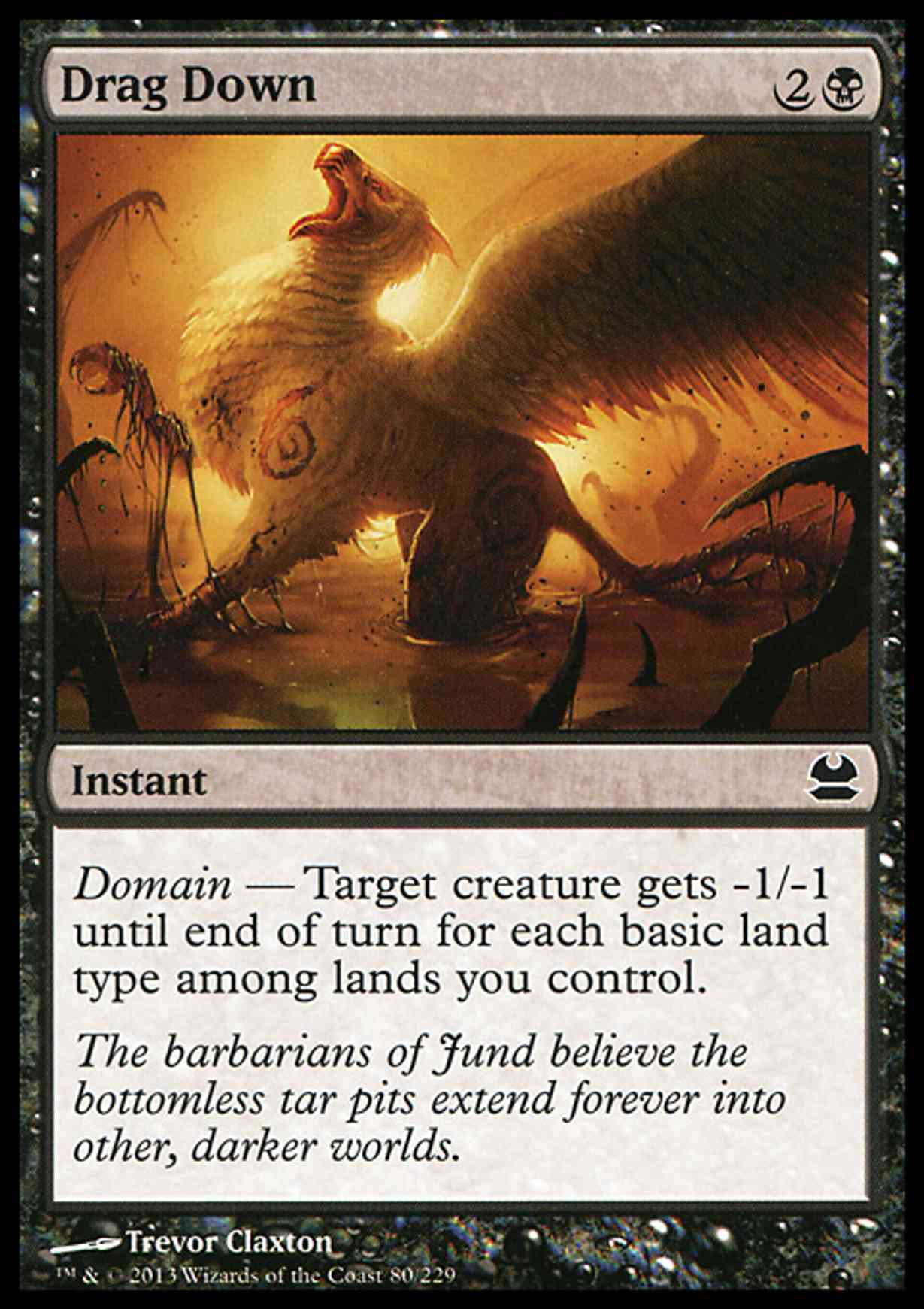 Drag Down Price from mtg Modern Masters