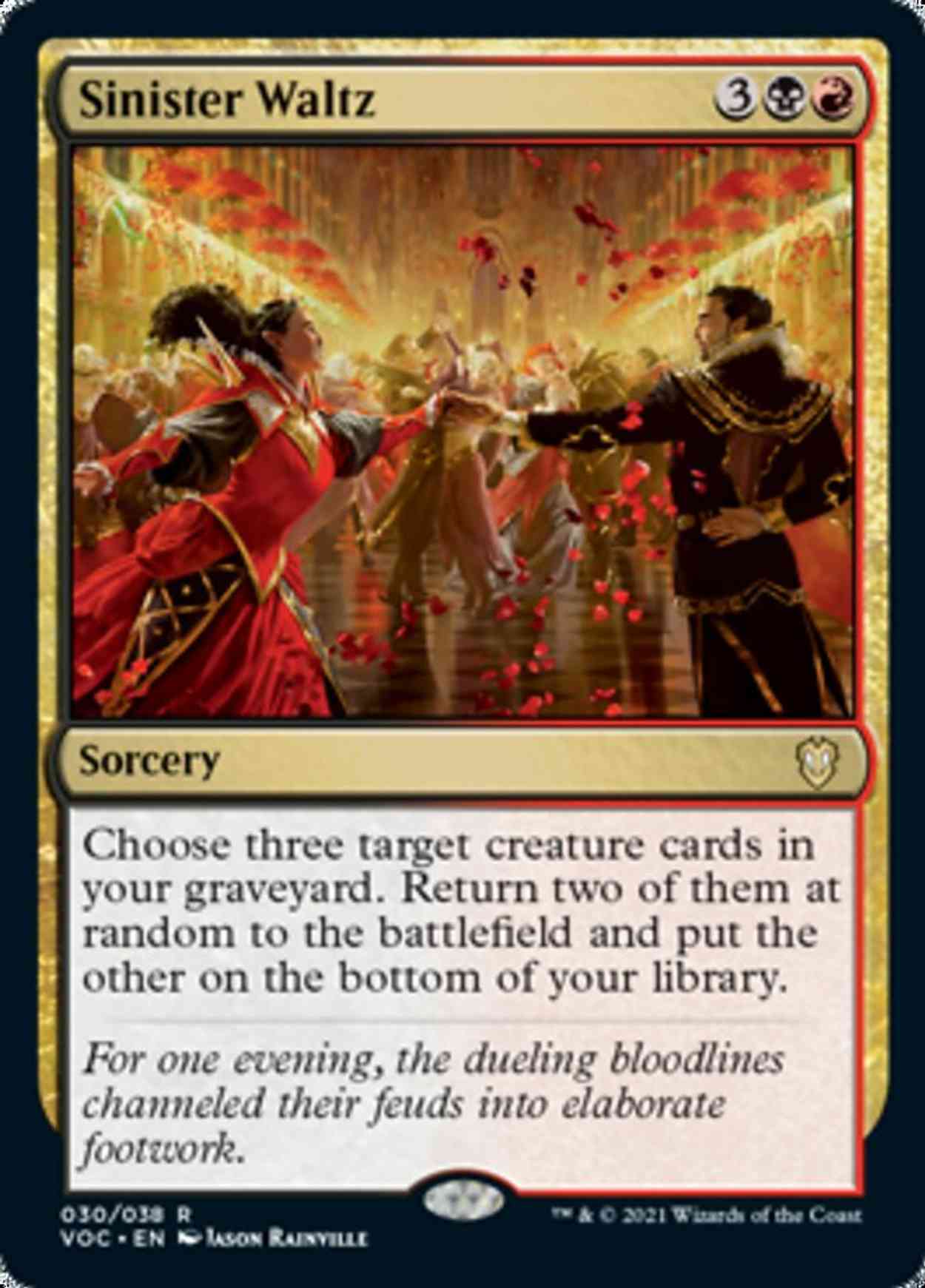 Sinister Waltz Price from mtg Crimson Vow Commander